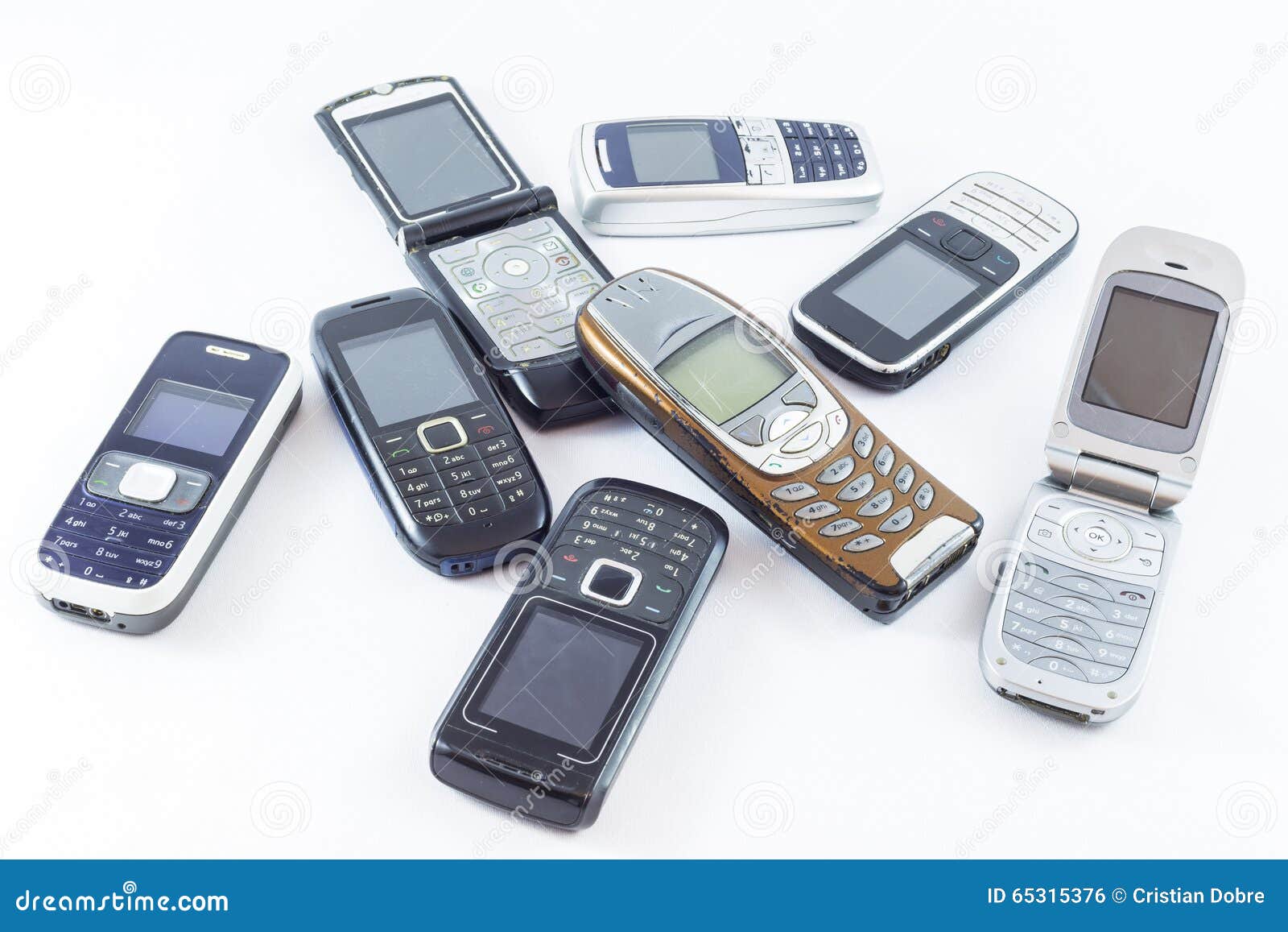 Mobile phones stock photo. Image of telephones, environment - 65315376