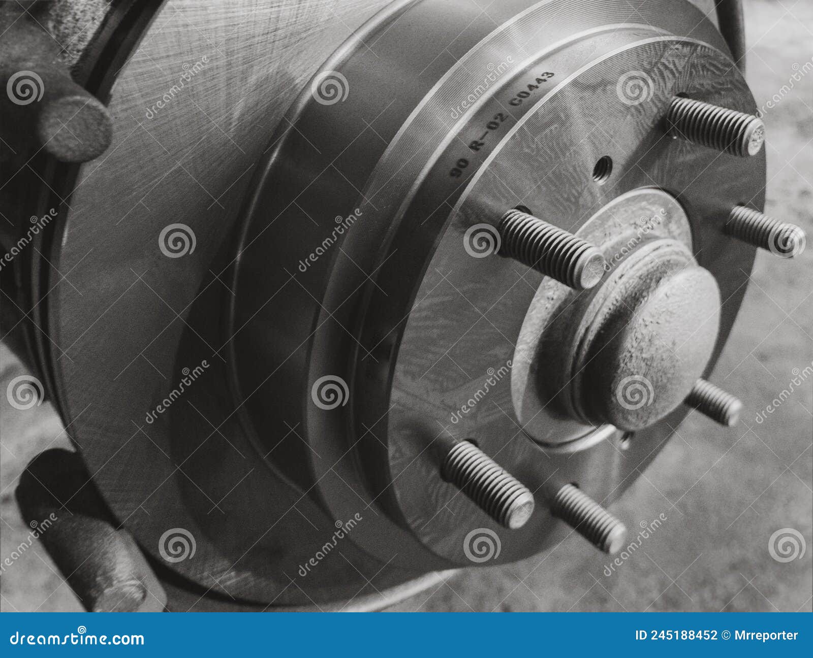 New Back Brake Disk Part Numbers is Changed Stock Photo - Image of ...