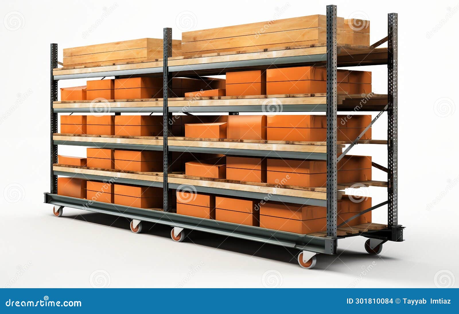Mobile Racking System Isolated on Transparent Background . Stock ...