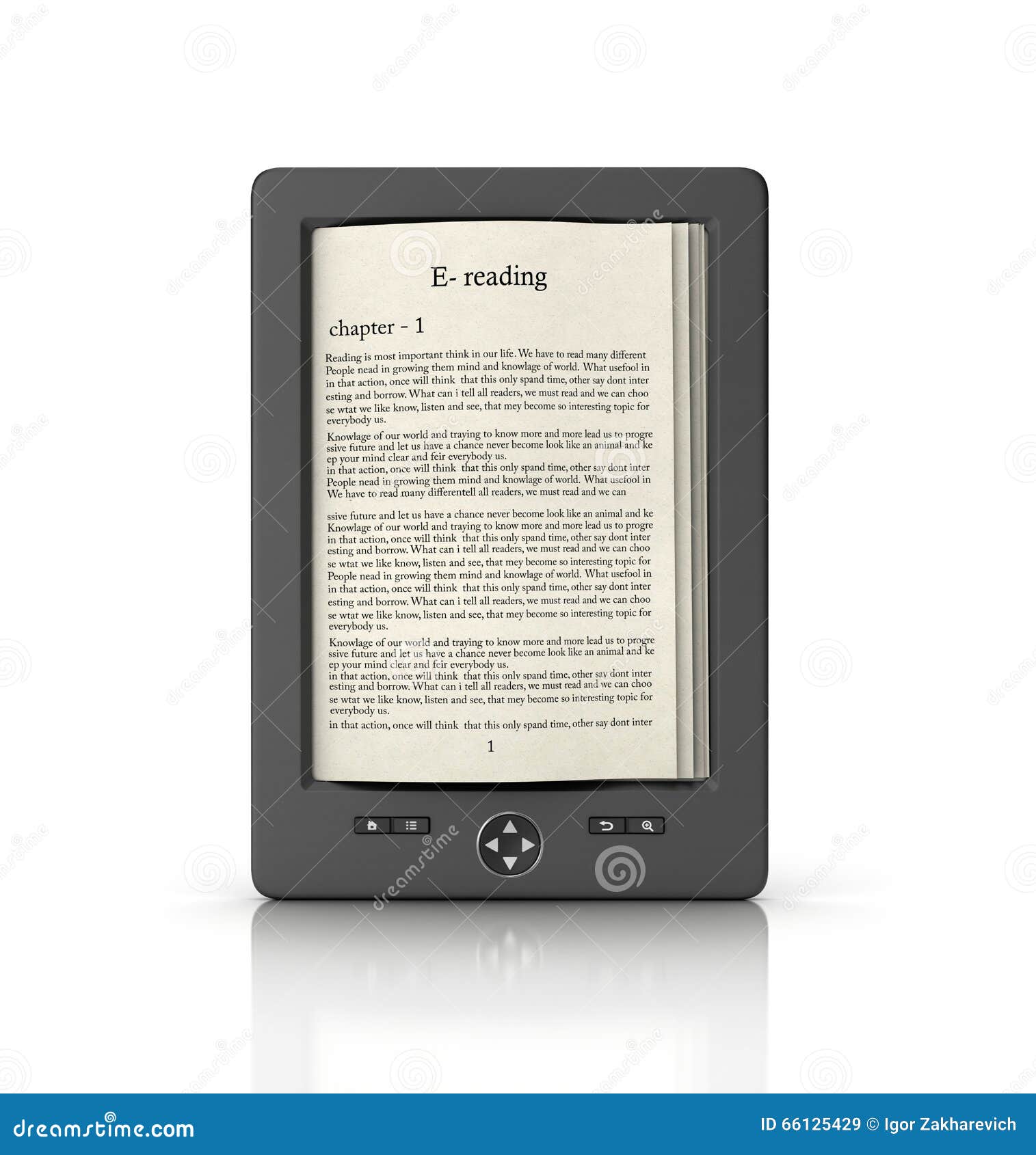 Mobile Reading and Literature Library Concept Stock Illustration ...