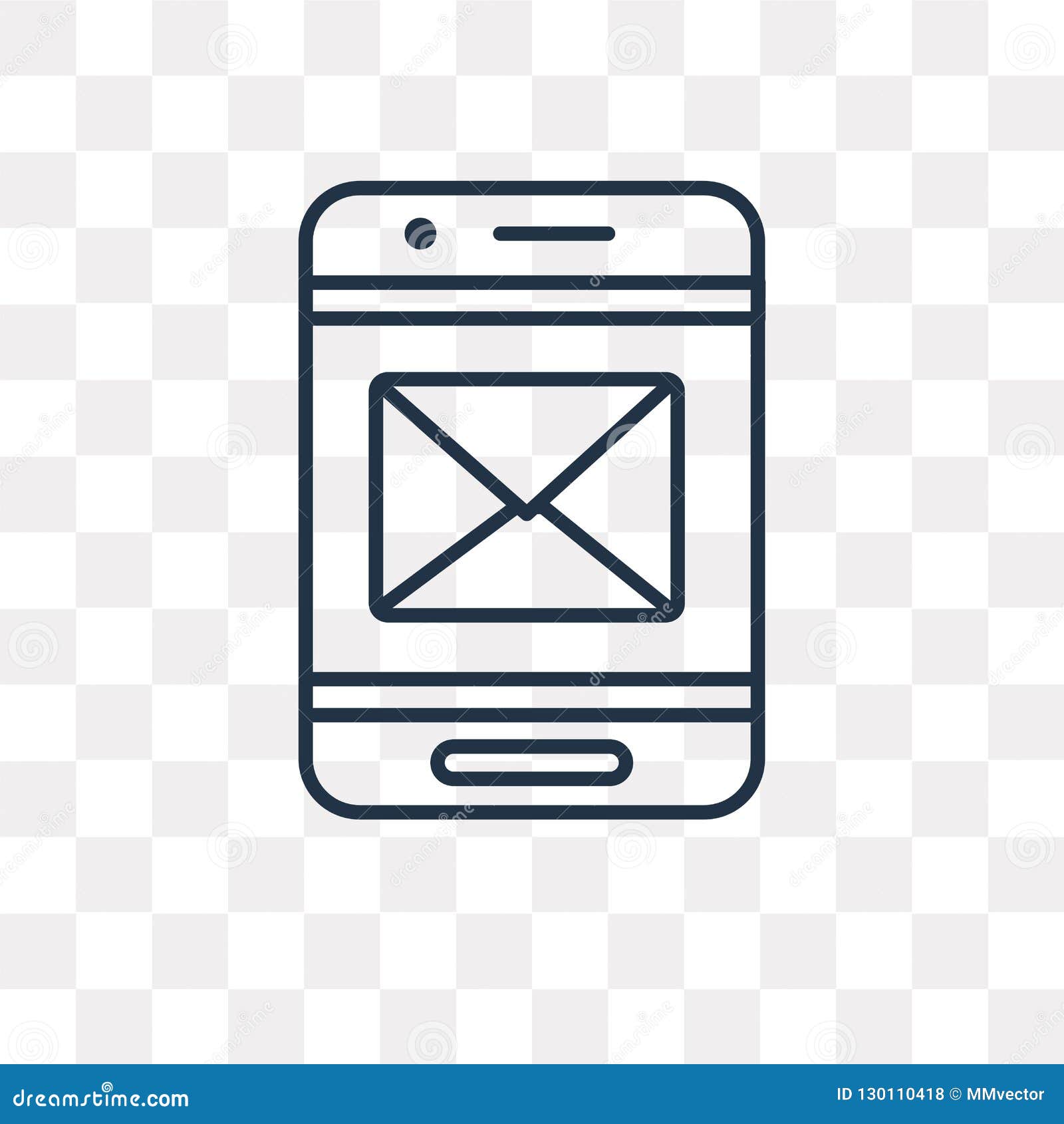 Linear Receiving Email Icon From Comunation Outline Collection. Thin ...