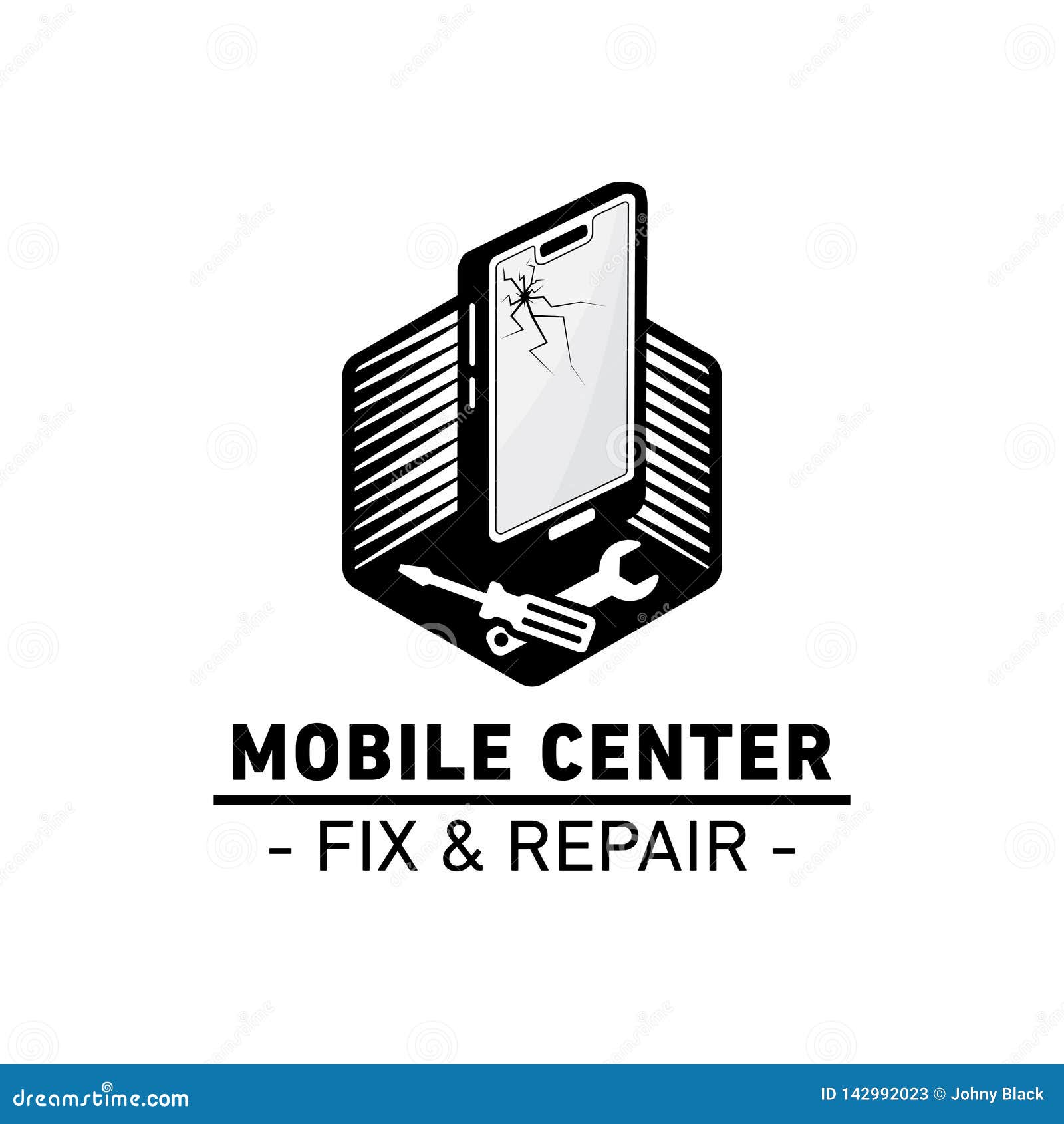 Mobile Center Logo Design Template. Mobile Phone Vector and ...