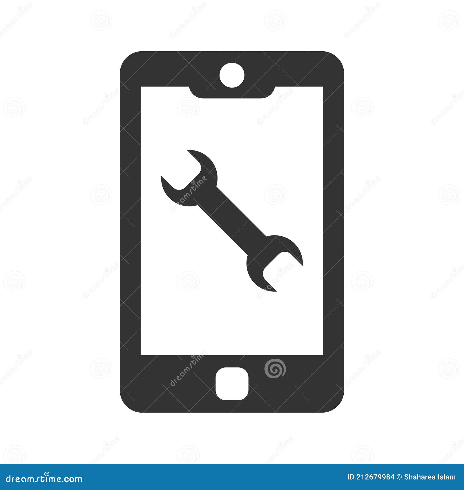 Mobile Repair icon stock vector. Illustration of meticulously - 212679984