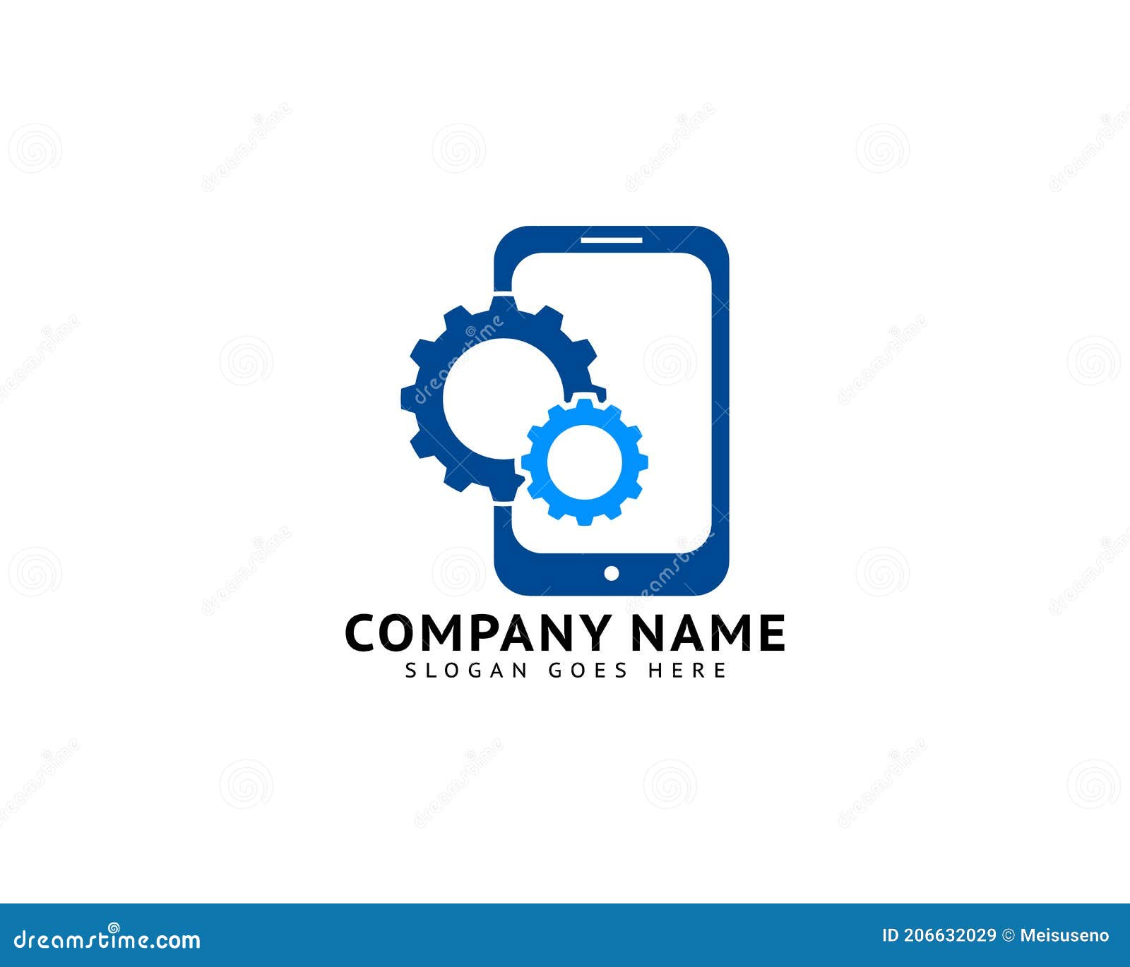 Mobile Repair Logo Design Template Stock Vector - Illustration of ...