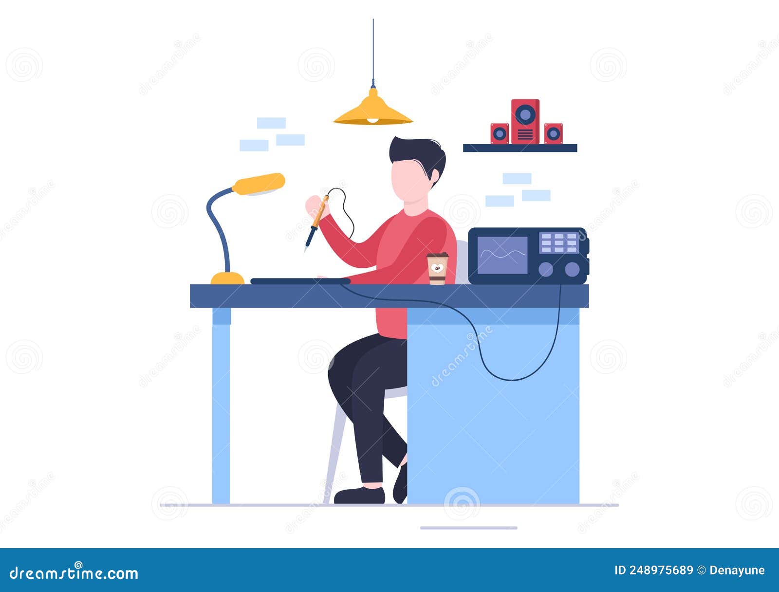 Mobile Repair of a Telephone or Smartphone Electronics Service with ...