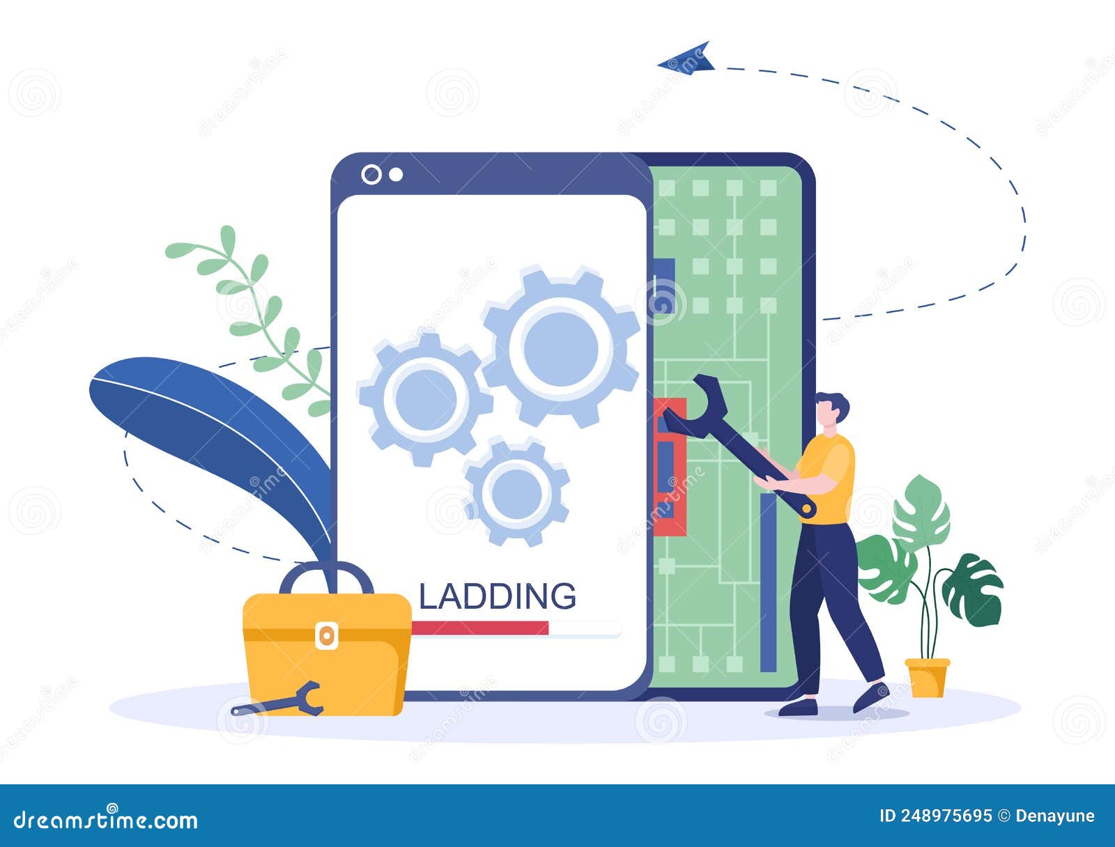 Mobile Repair of a Telephone or Smartphone Electronics Service with ...