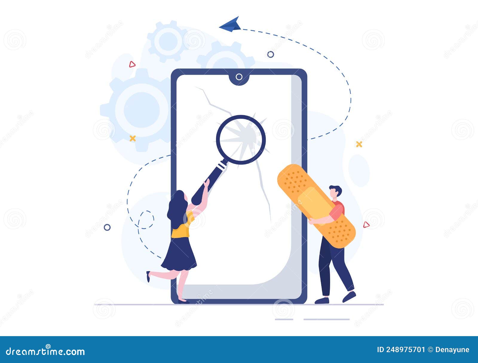 Mobile Repair of a Telephone or Smartphone Electronics Service with ...