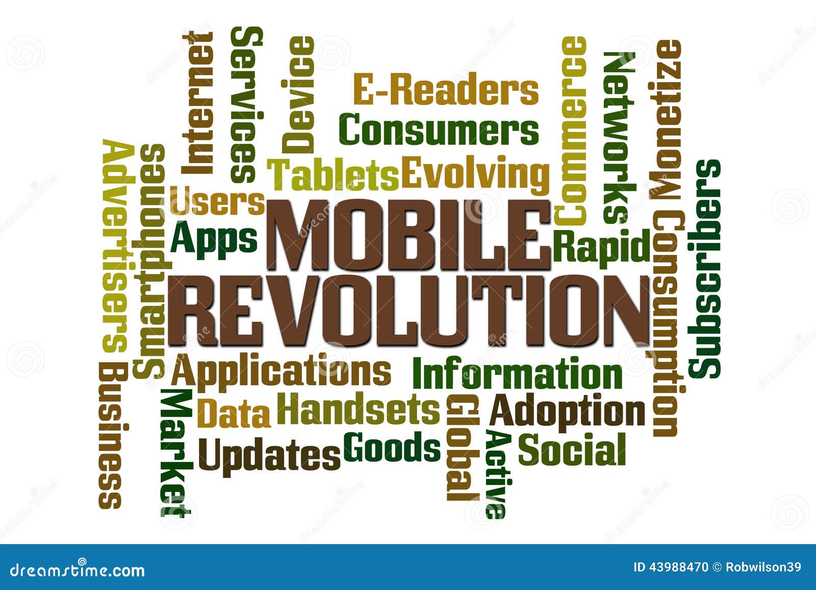 Mobile Revolution stock illustration. Illustration of apps - 43988470