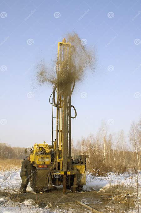 Mobile rig stock photo. Image of technology, mining, geologist - 8434196