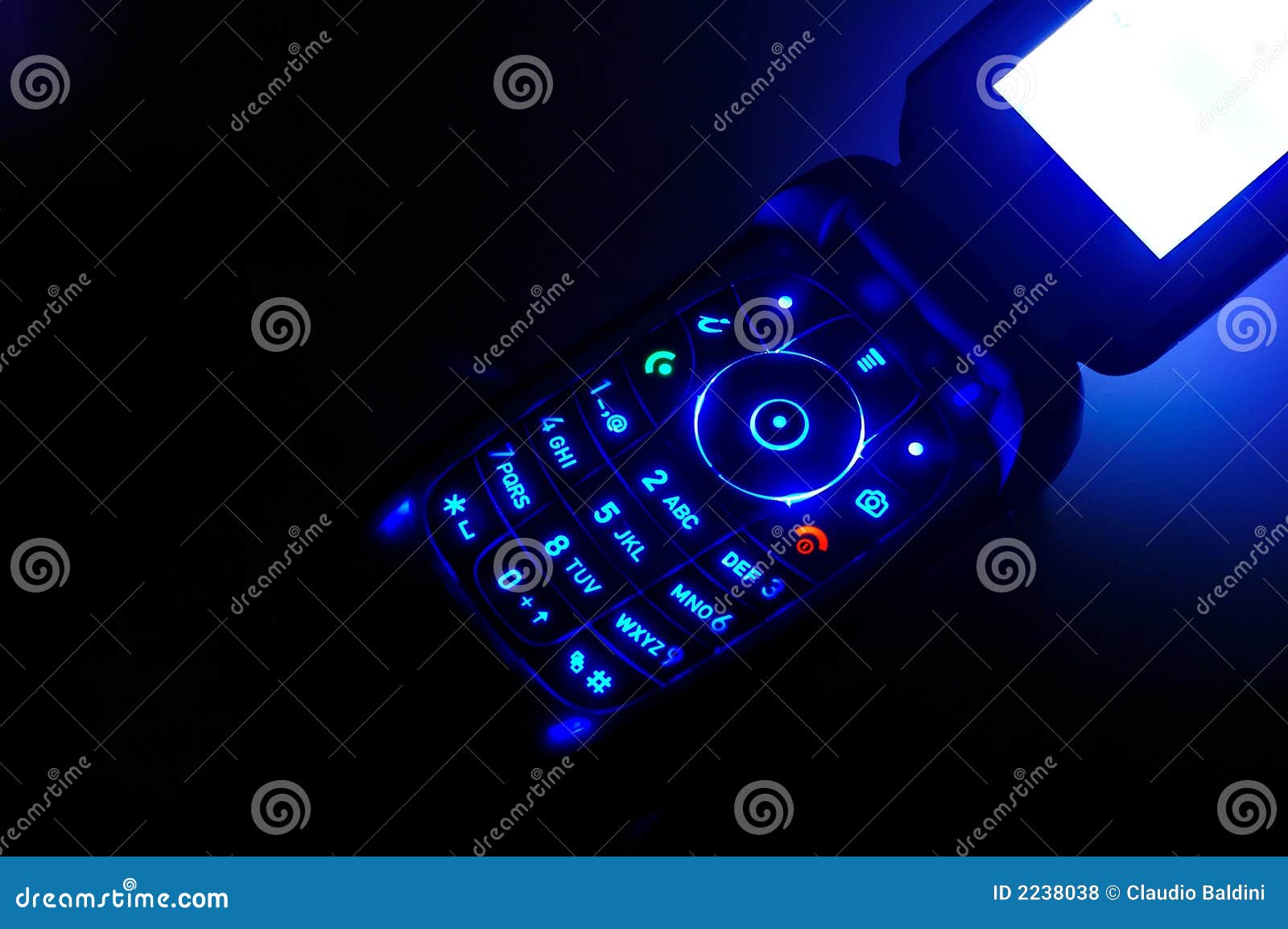 Mobile Ringing in the Dark Clo Stock Photo - Image of freedom, mobility ...
