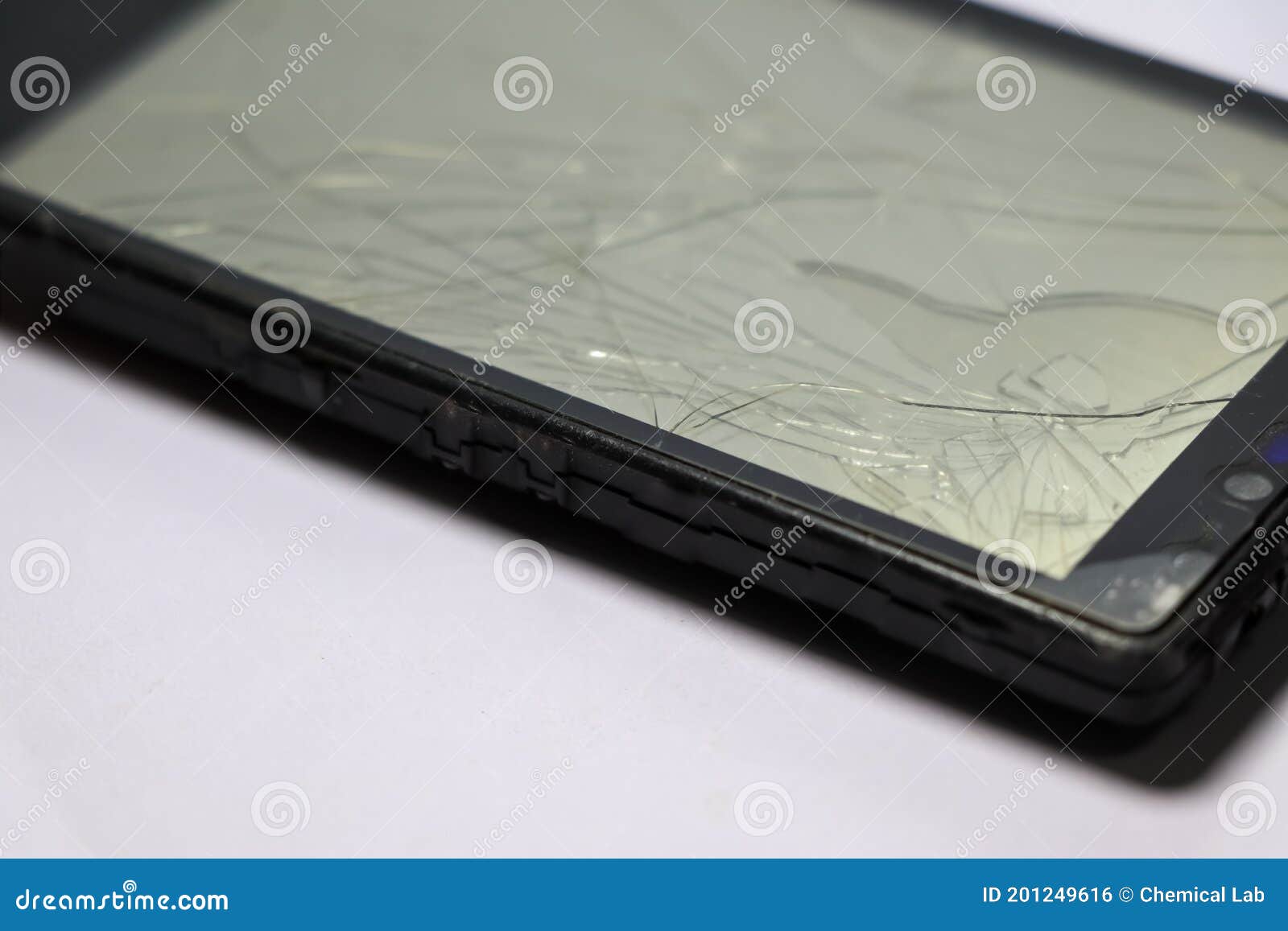 Mobile screen broke stock photo. Image of device, service - 201249616