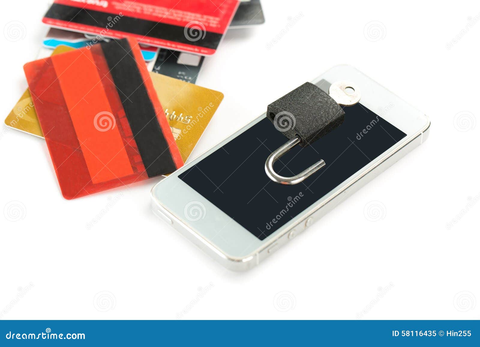 Mobile Security Application Interface Concept Stock Image - Image of ...