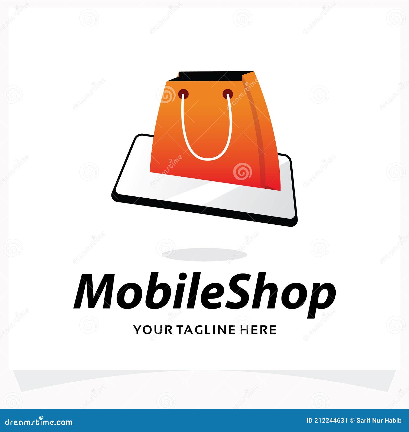 Mobile Shop Logo Template Design Template Stock Vector - Illustration ...