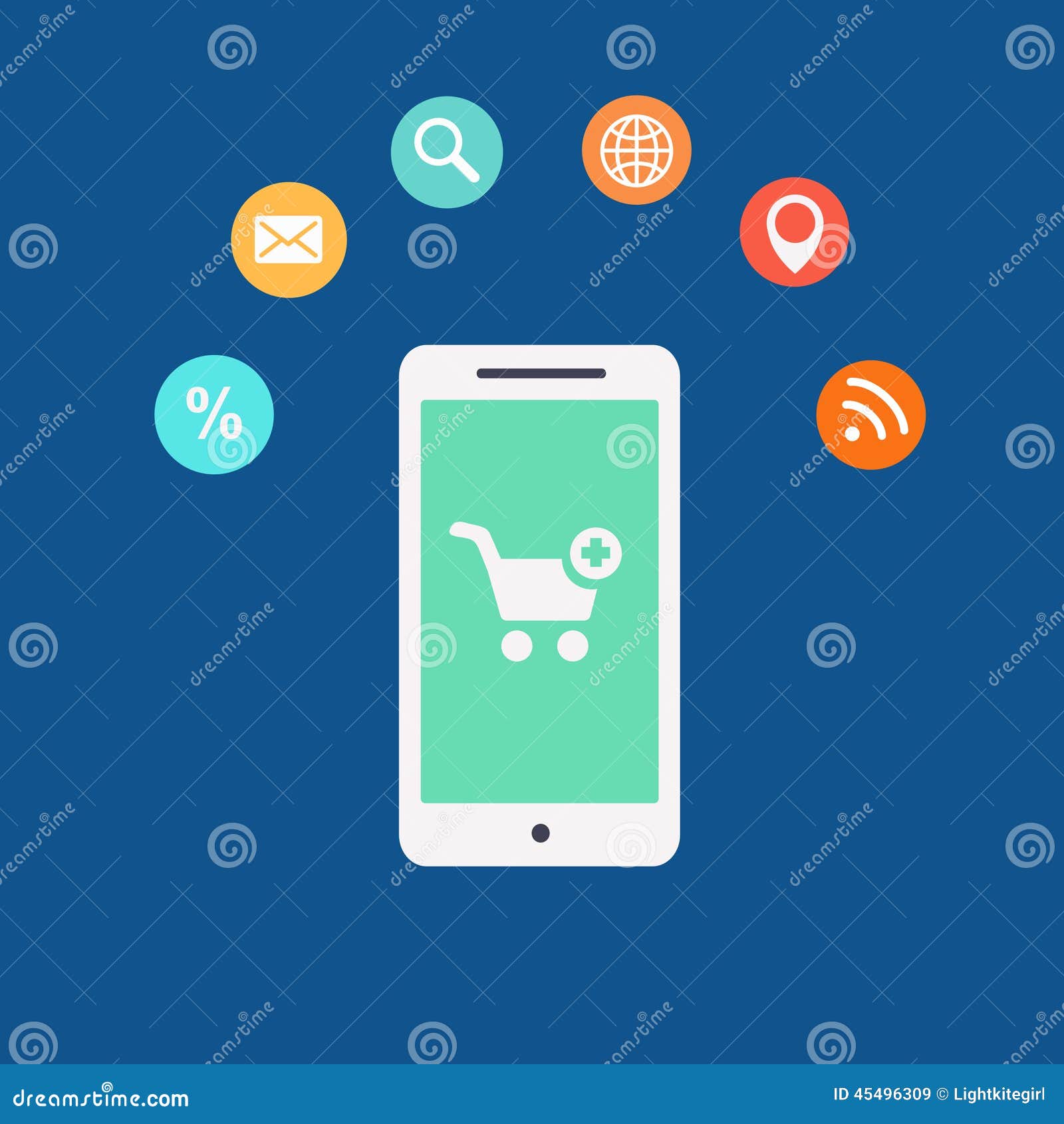Mobile Shopping Icon Stock Illustrations – 84,762 Mobile Shopping Icon ...