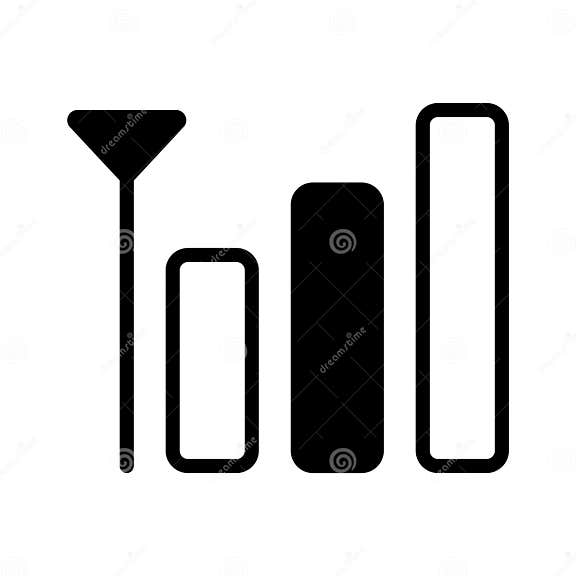 Mobile Signal Icon Representing Network Strength and Communication ...