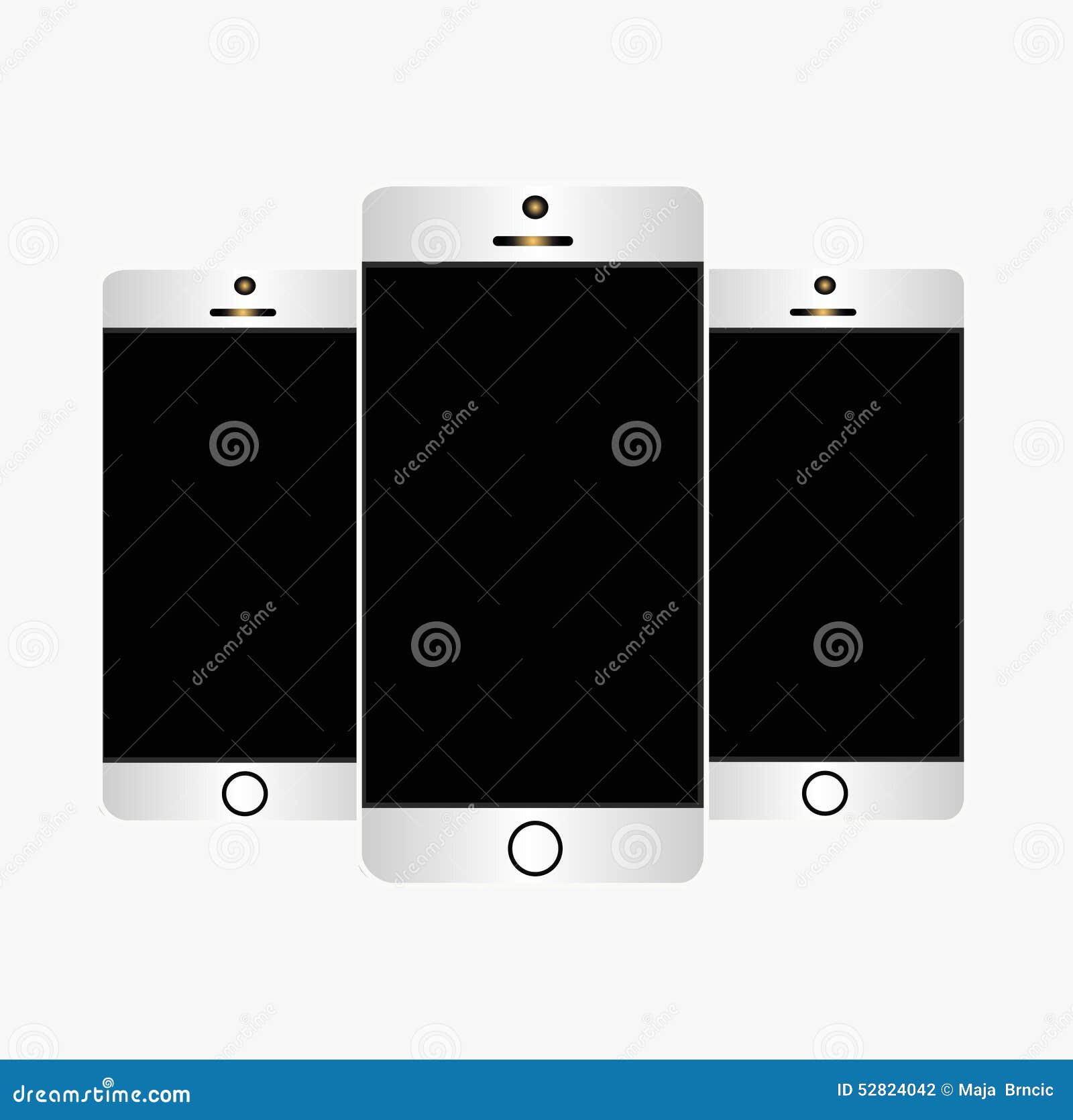 Mobile smart phone stock illustration. Illustration of interior - 52824042