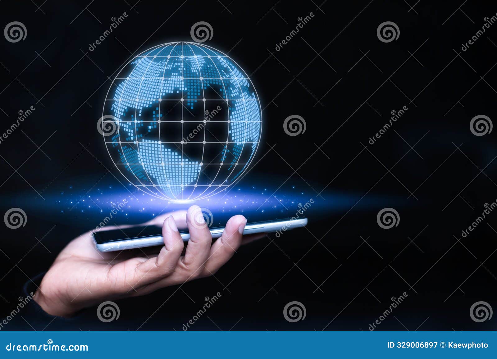 Mobile Smart Phone, Connection Application Technology, AI Machine ...