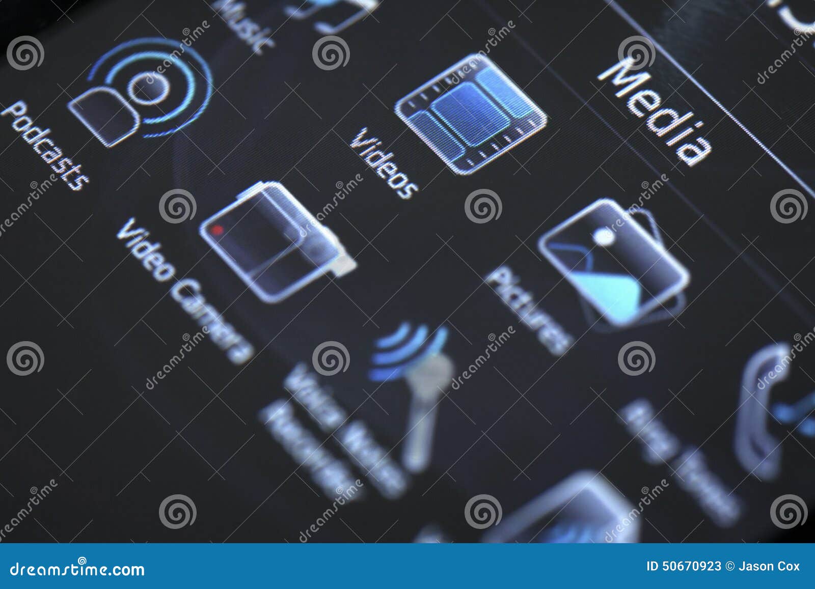 Mobile Smart Phone display stock image. Image of wireless - 50670923