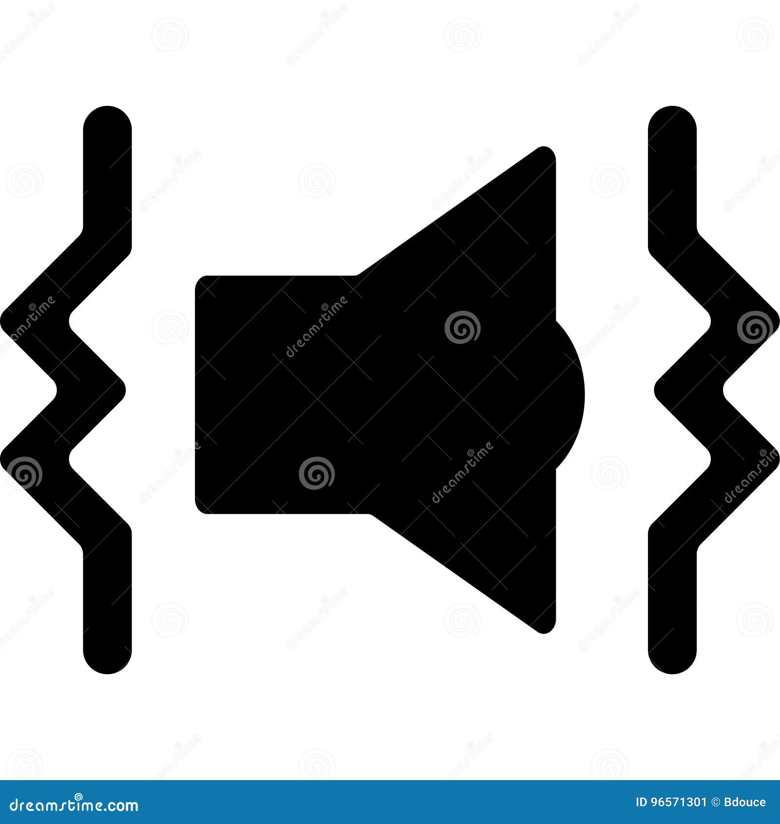 Mobile Smart Phone Sound Vibrate Mode Vector Icon Stock Vector ...