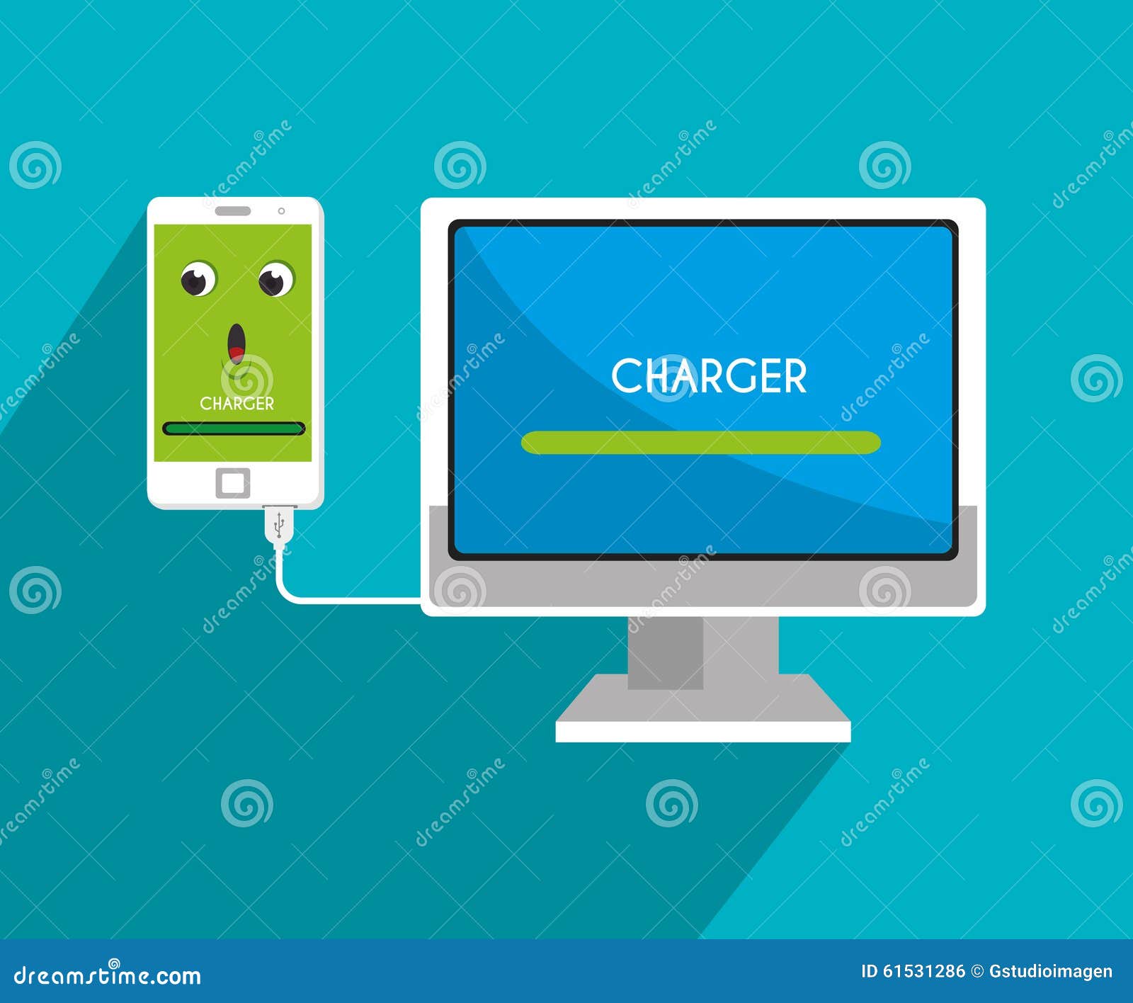 Mobile Smartphone Battery Graphic Stock Vector - Illustration of ...