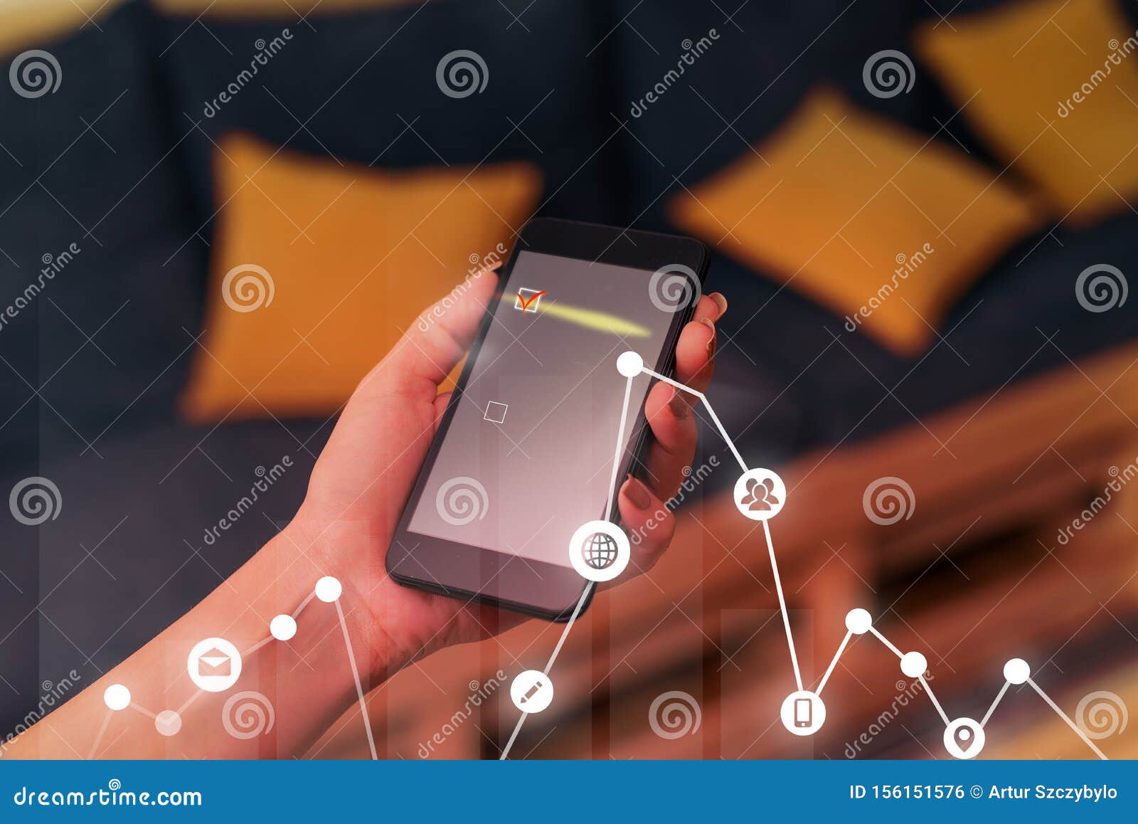 Mobile Smartphone, Live Chat Chatting on Application Communication ...