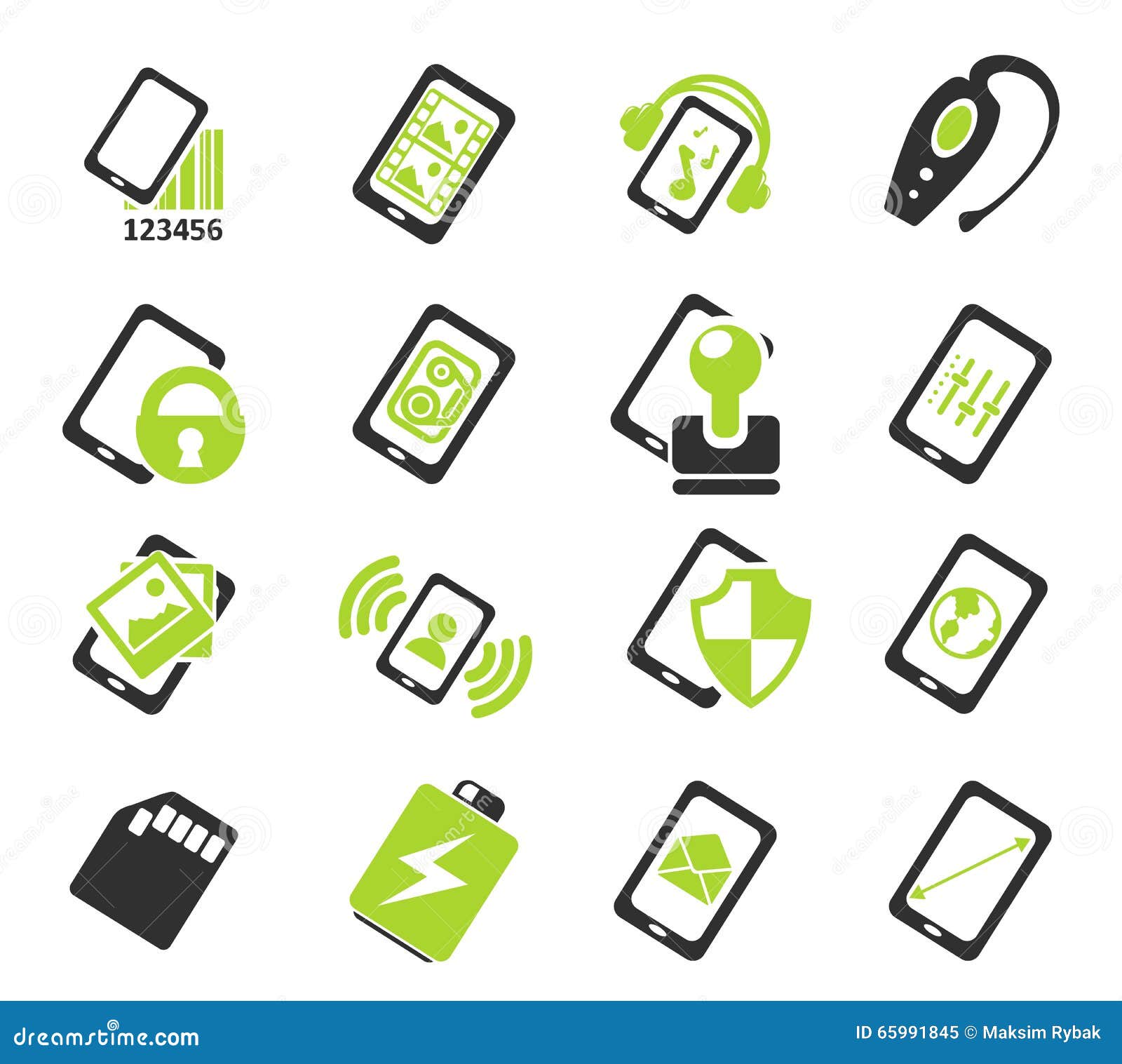 Mobile or Smartphone Specifications and Functions Stock Vector ...