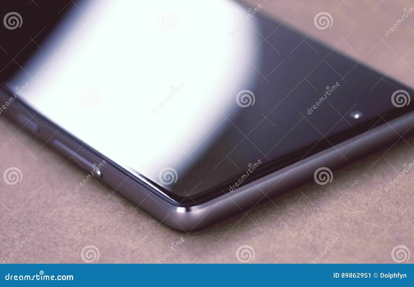 Mobile Smartphone on the Table Stock Image - Image of display, screen ...