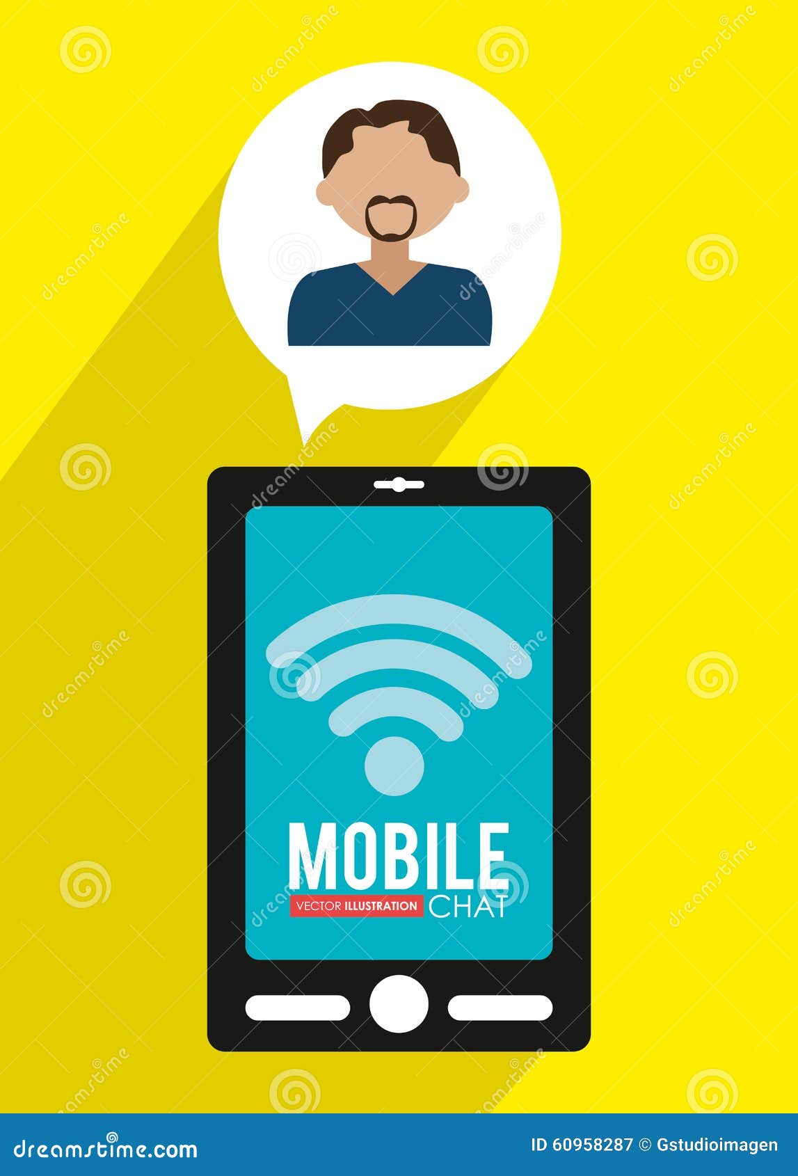 Mobile Smartphone Technology Stock Vector - Illustration of smart ...