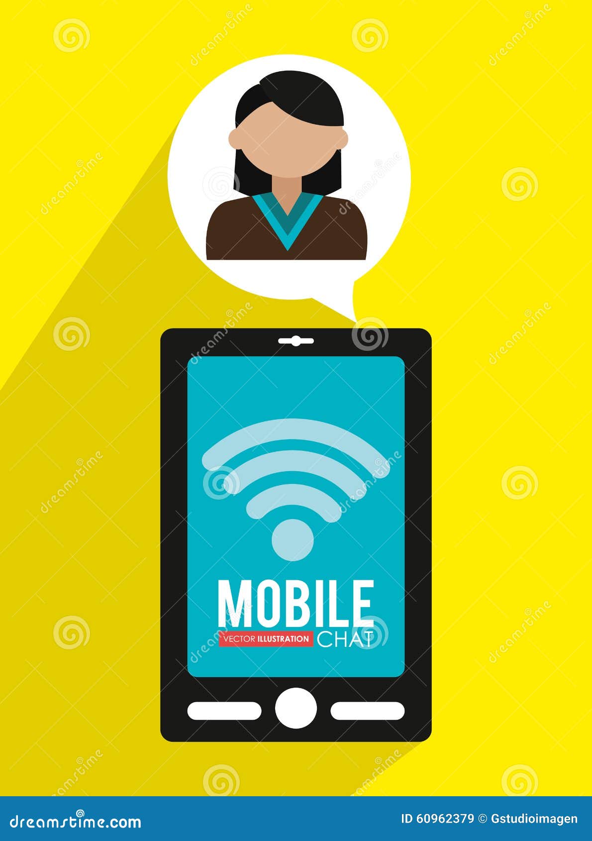Mobile Smartphone Technology Stock Vector - Illustration of media ...