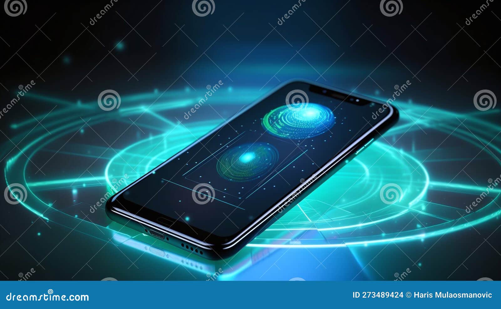 Mobile Smartphone Technology Inspired Background for Modern Designs ...