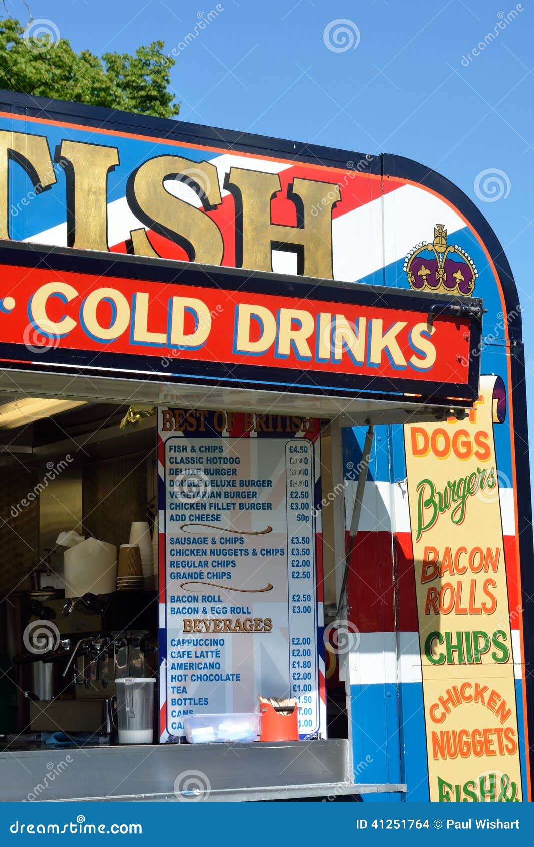 Mobile snack shop stock photo. Image of drinks, cafe - 41251764