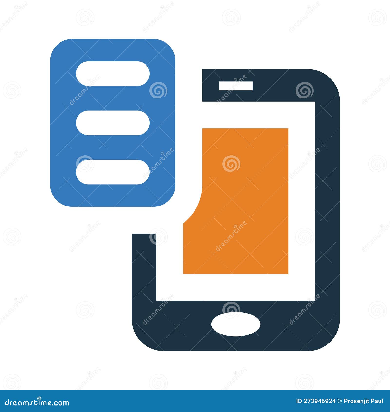 Mobile Software Update Icon Stock Vector - Illustration of update ...