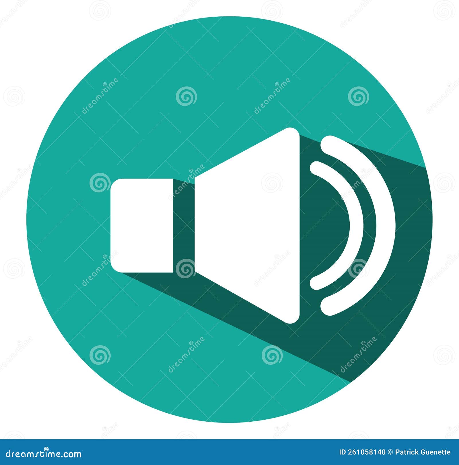 Mobile speaker, icon stock vector. Illustration of thin - 261058140