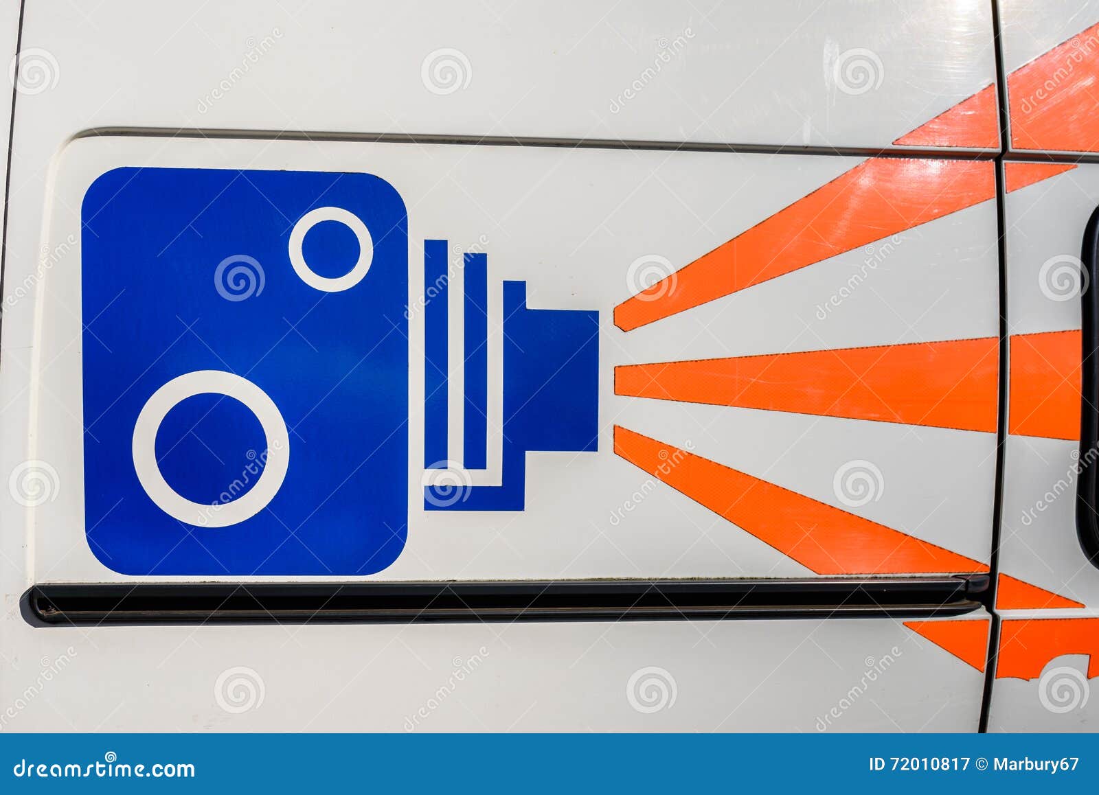 Mobile Speed Camera stock image. Image of enforcement - 72010817