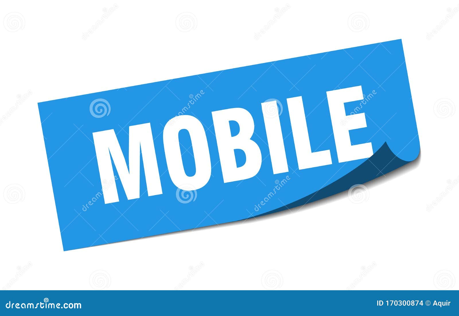 Mobile Sticker. Mobile Square Sign Stock Vector - Illustration of price ...