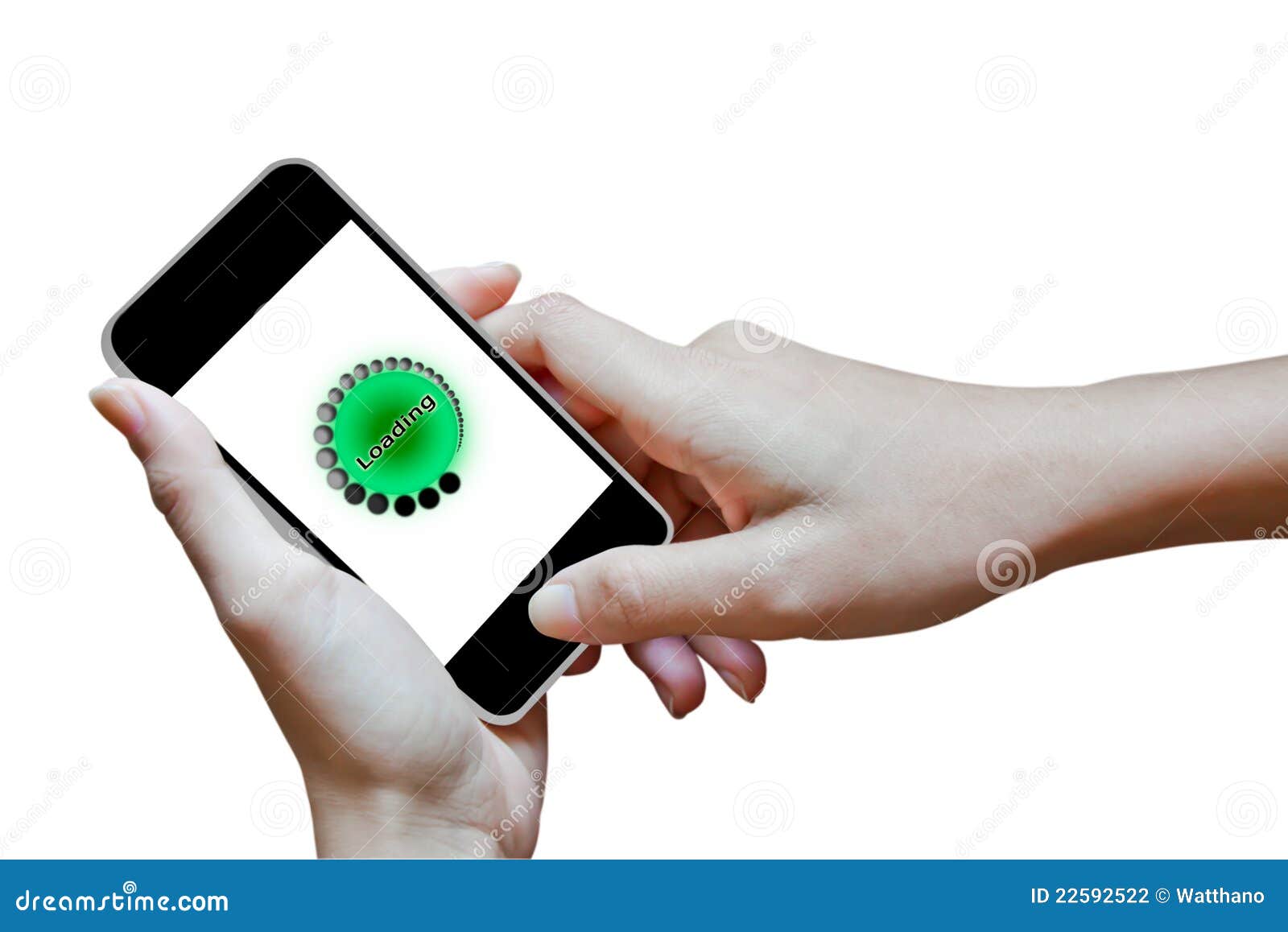 Mobile Still Loading To Connect with the People Stock Photo - Image of ...