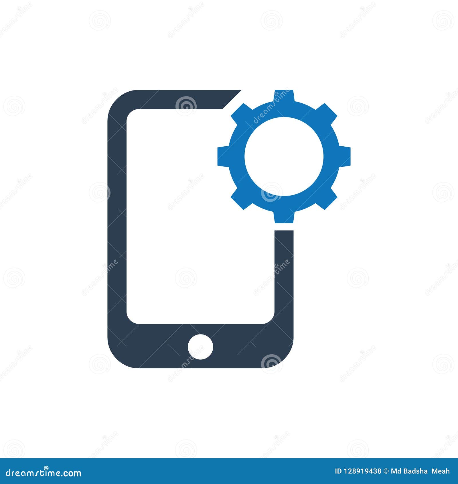 Mobile support app icon stock vector. Illustration of vector - 128919438