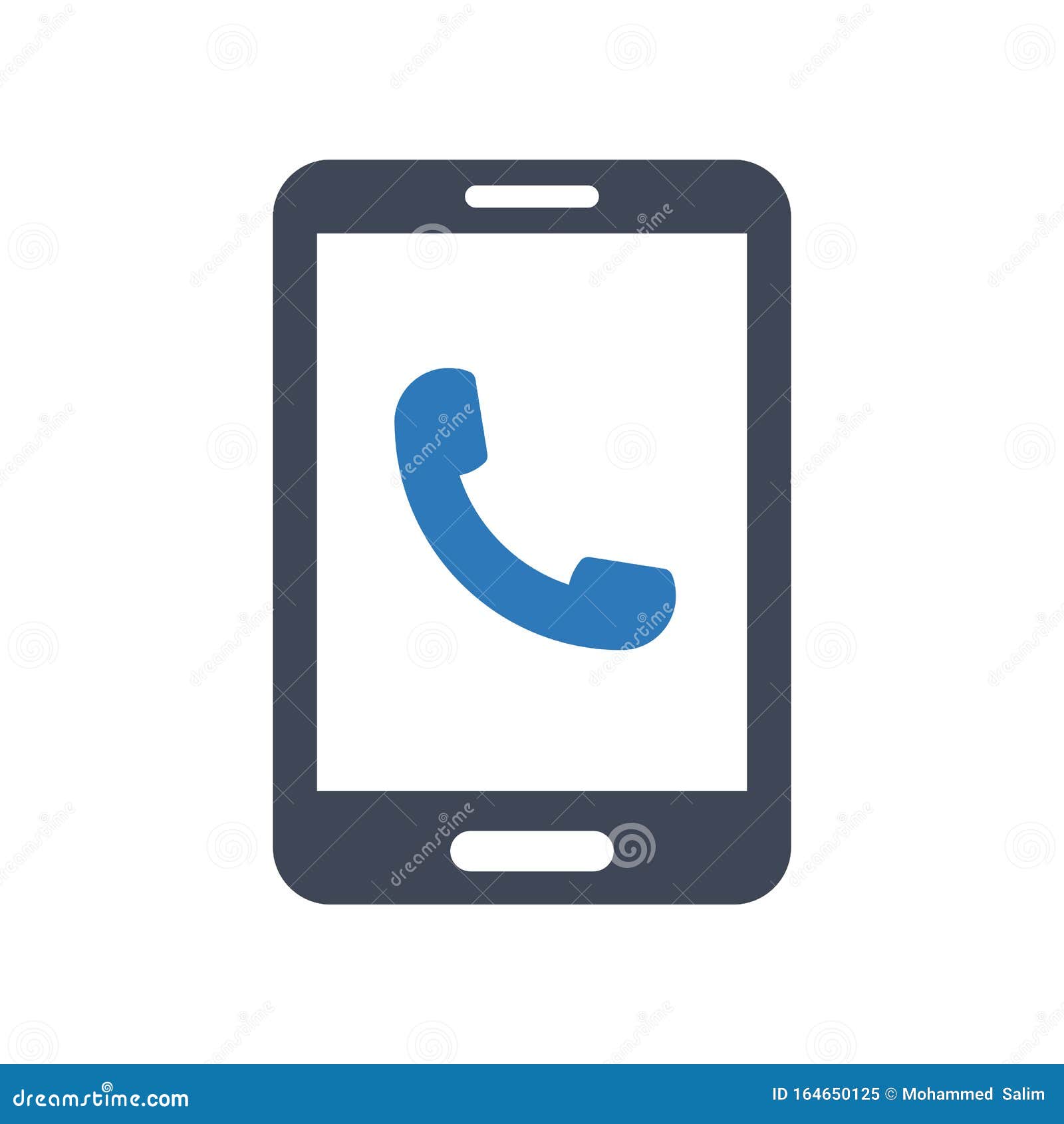 Mobile Support Icon. Voice, Call Stock Vector - Illustration of vector ...