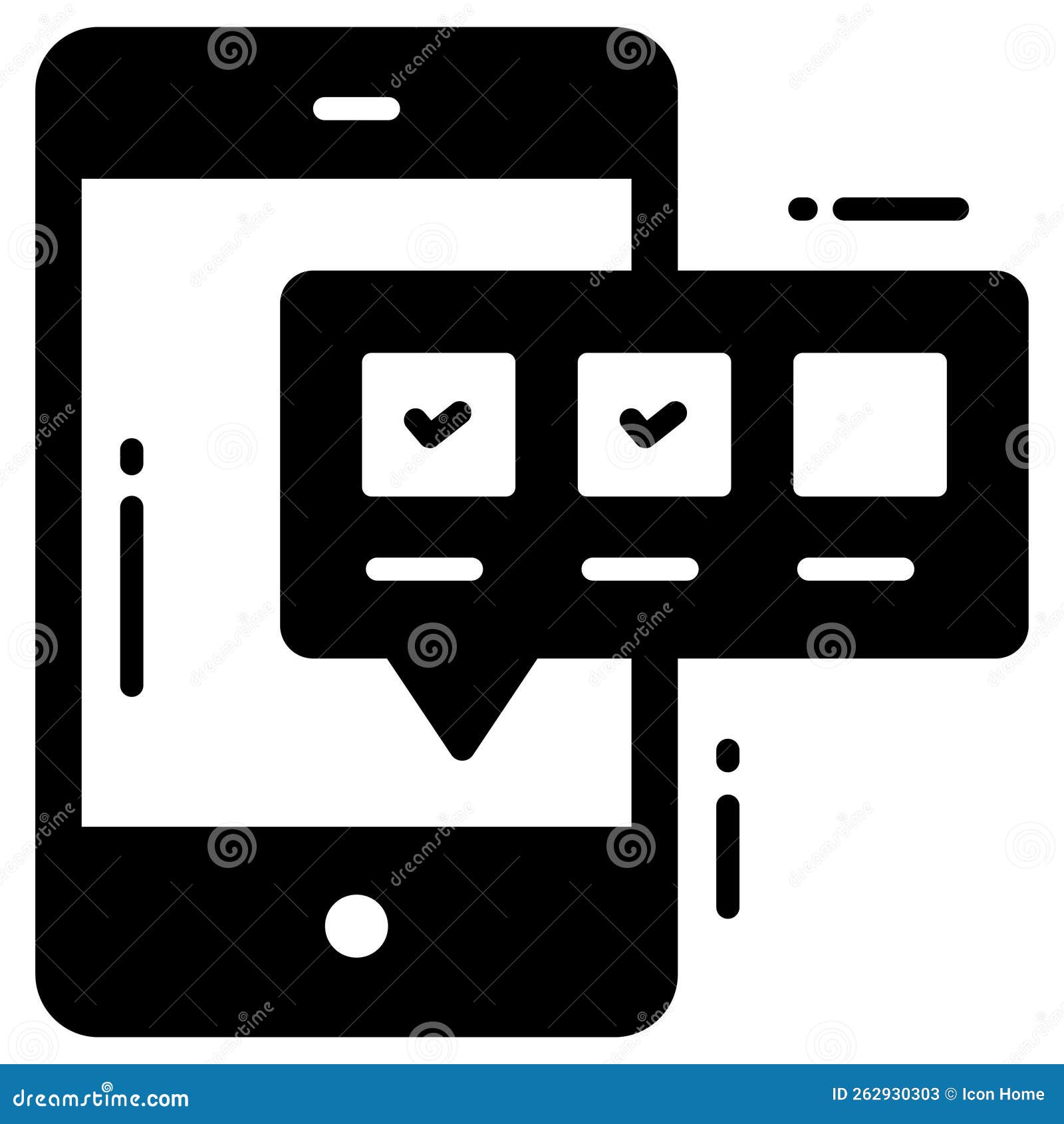 Mobile Survey Icon, Survey and Feedback, Modern Vector Illustration ...