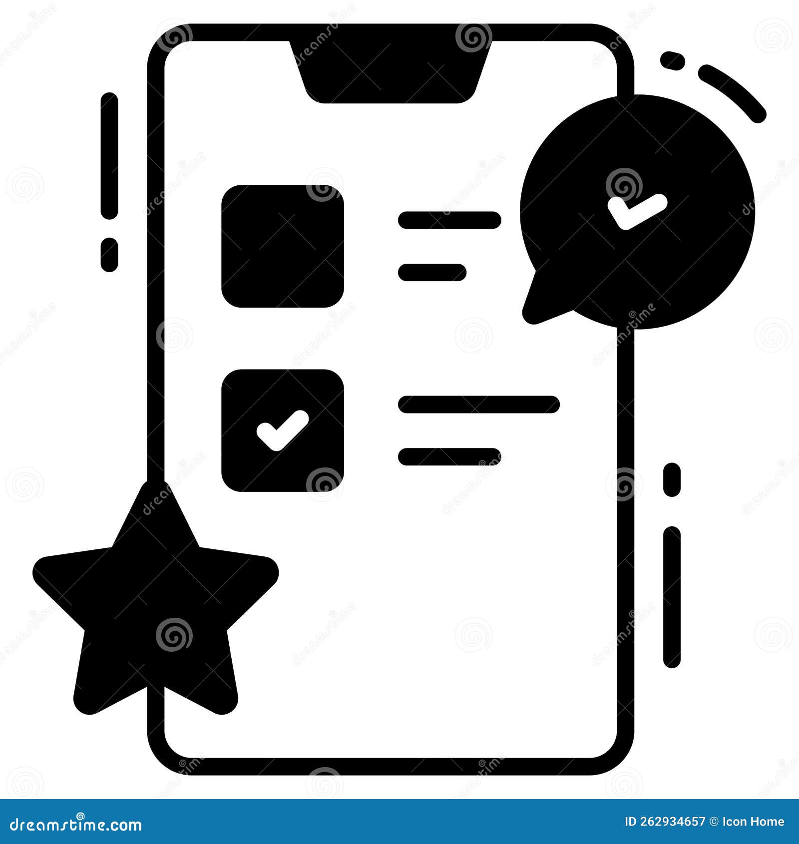 Mobile Survey Icon, Survey and Feedback, Modern Vector Illustration ...