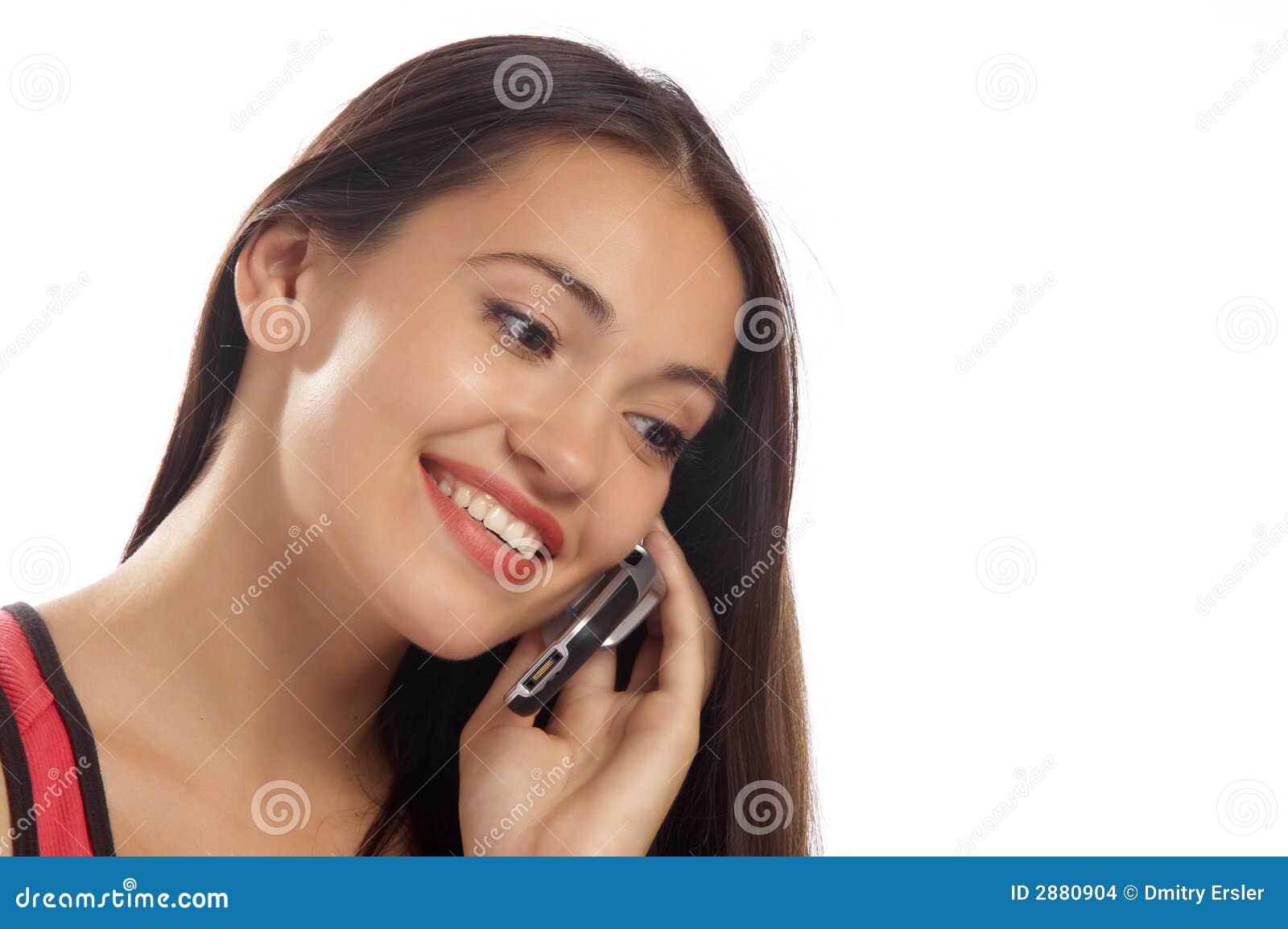 Mobile talk stock photo. Image of dial, beauty, people - 2880904