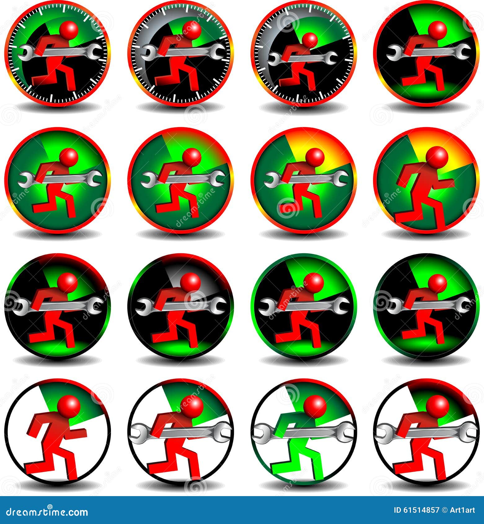 Mobile technical support stock vector. Illustration of banners - 61514857