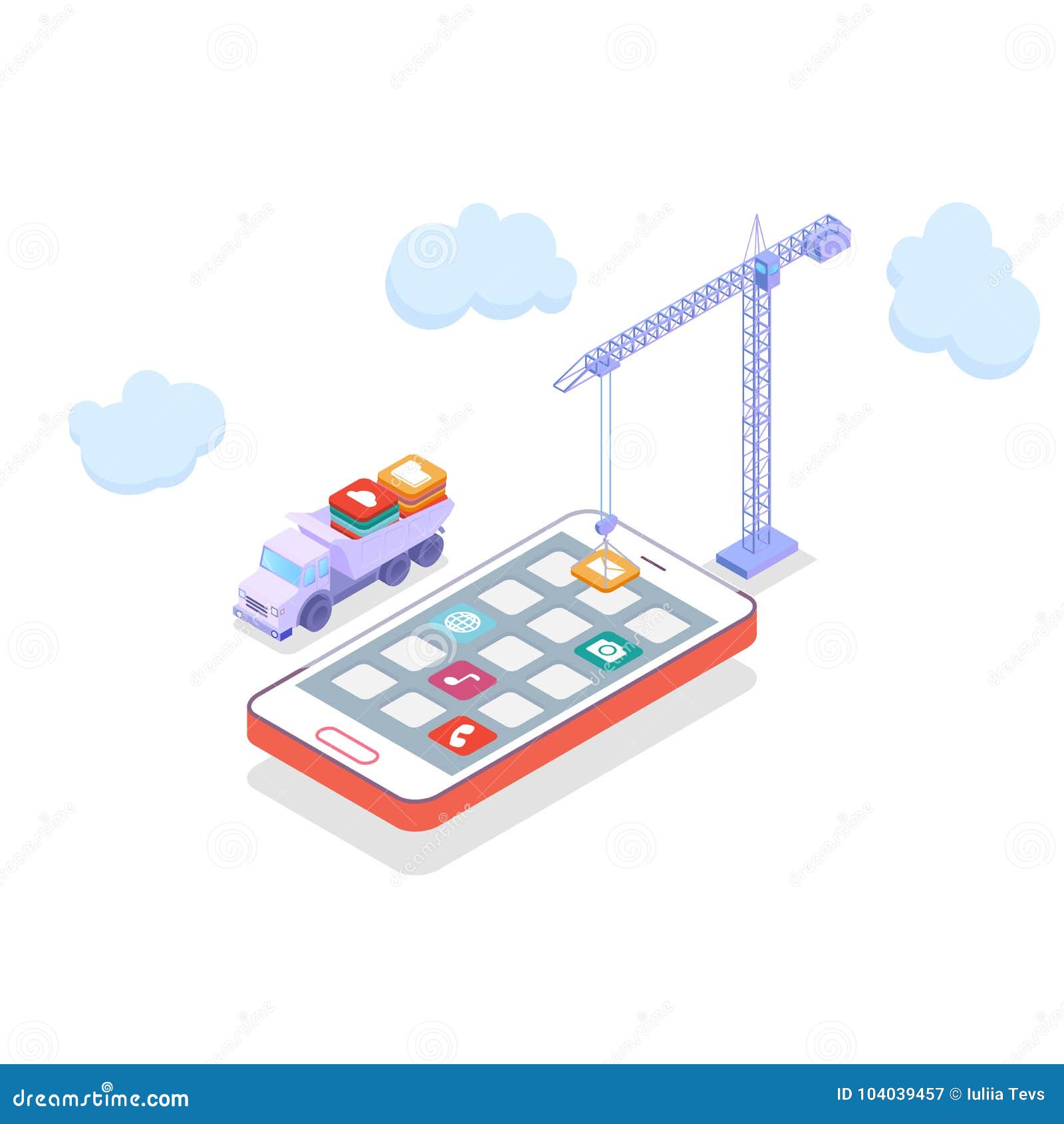 Mobile Technology Operating System Creative Process Visualization Flat ... Mobile Technology Operating System Creative Process Visualization Flat ...