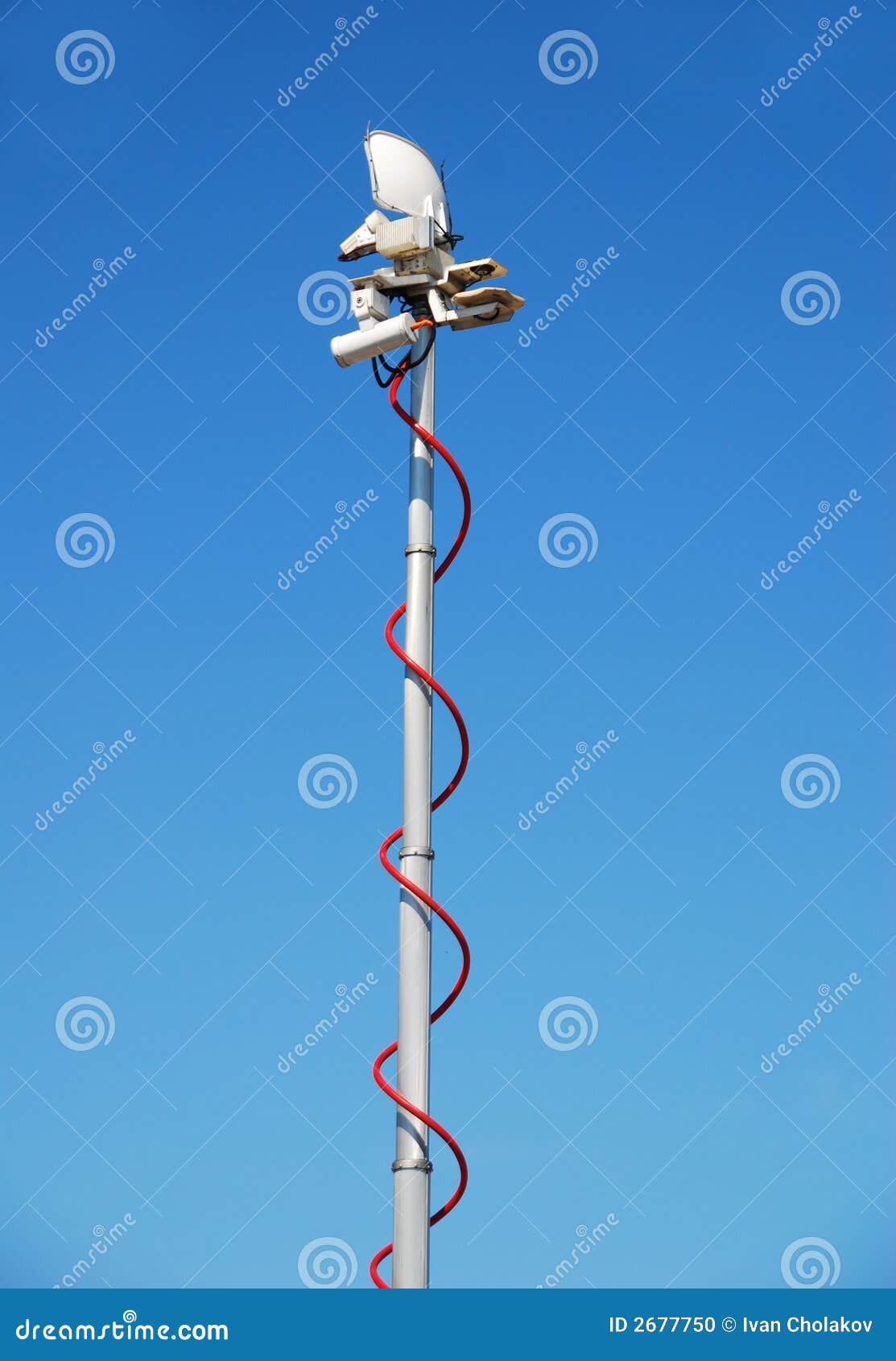 Mobile telecom antenna stock photo. Image of channel, live - 2677750