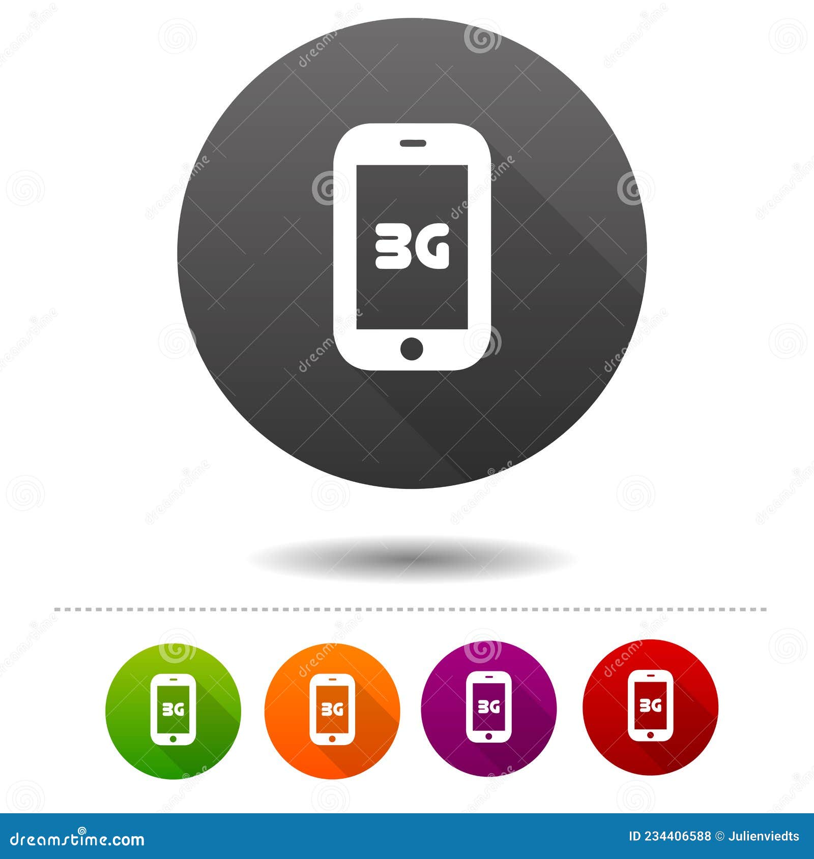 Mobile Telecommunications Icon. 3G Symbol Sign Stock Illustration ...