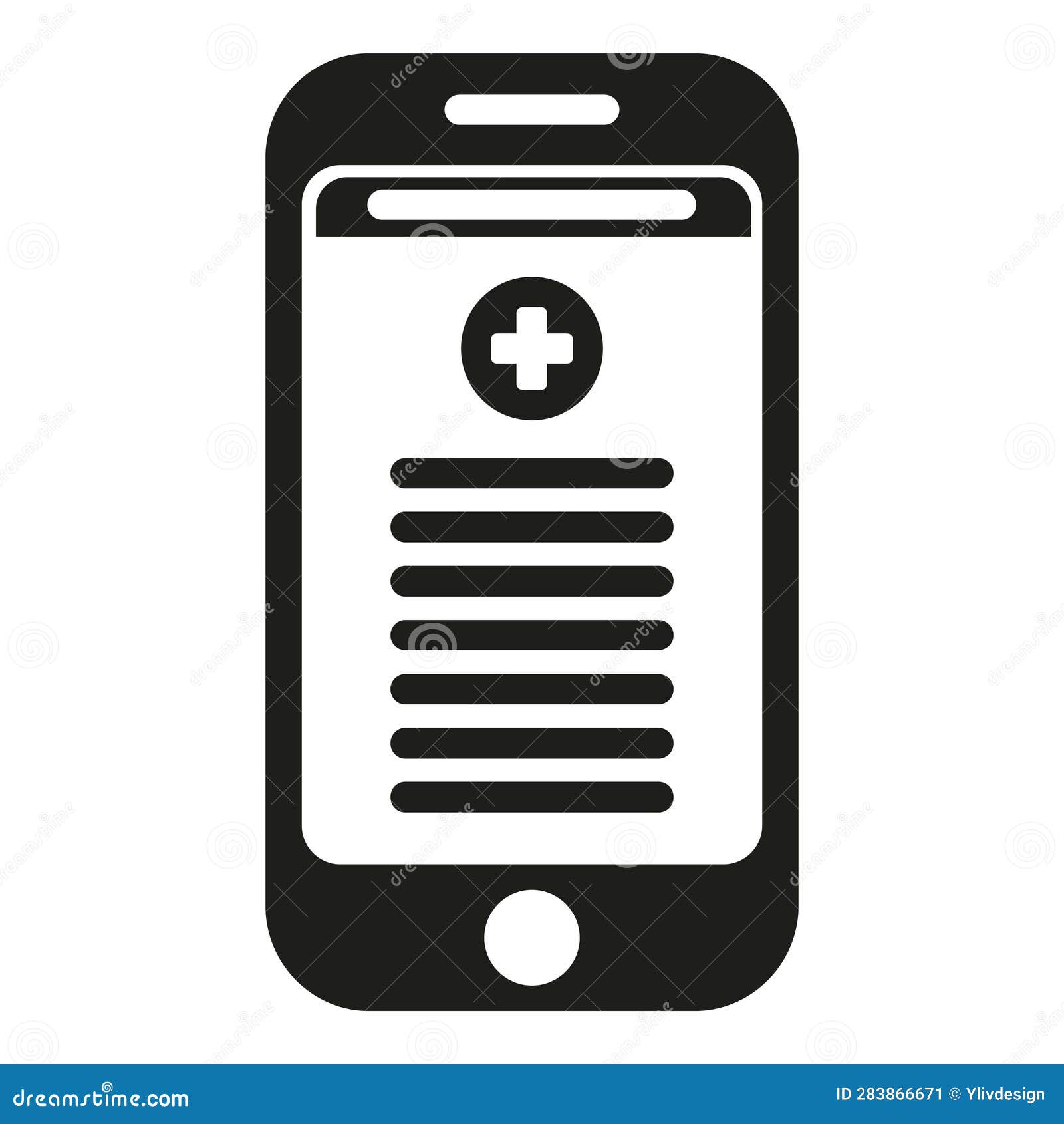 Mobile Test Result Icon Simple Vector. Lab Sample Stock Vector ...