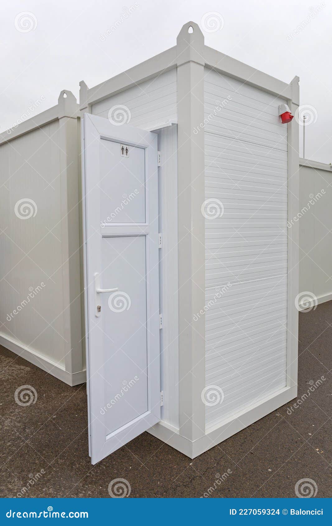 Mobile Toilet Box stock photo. Image of container, exterior - 227059324