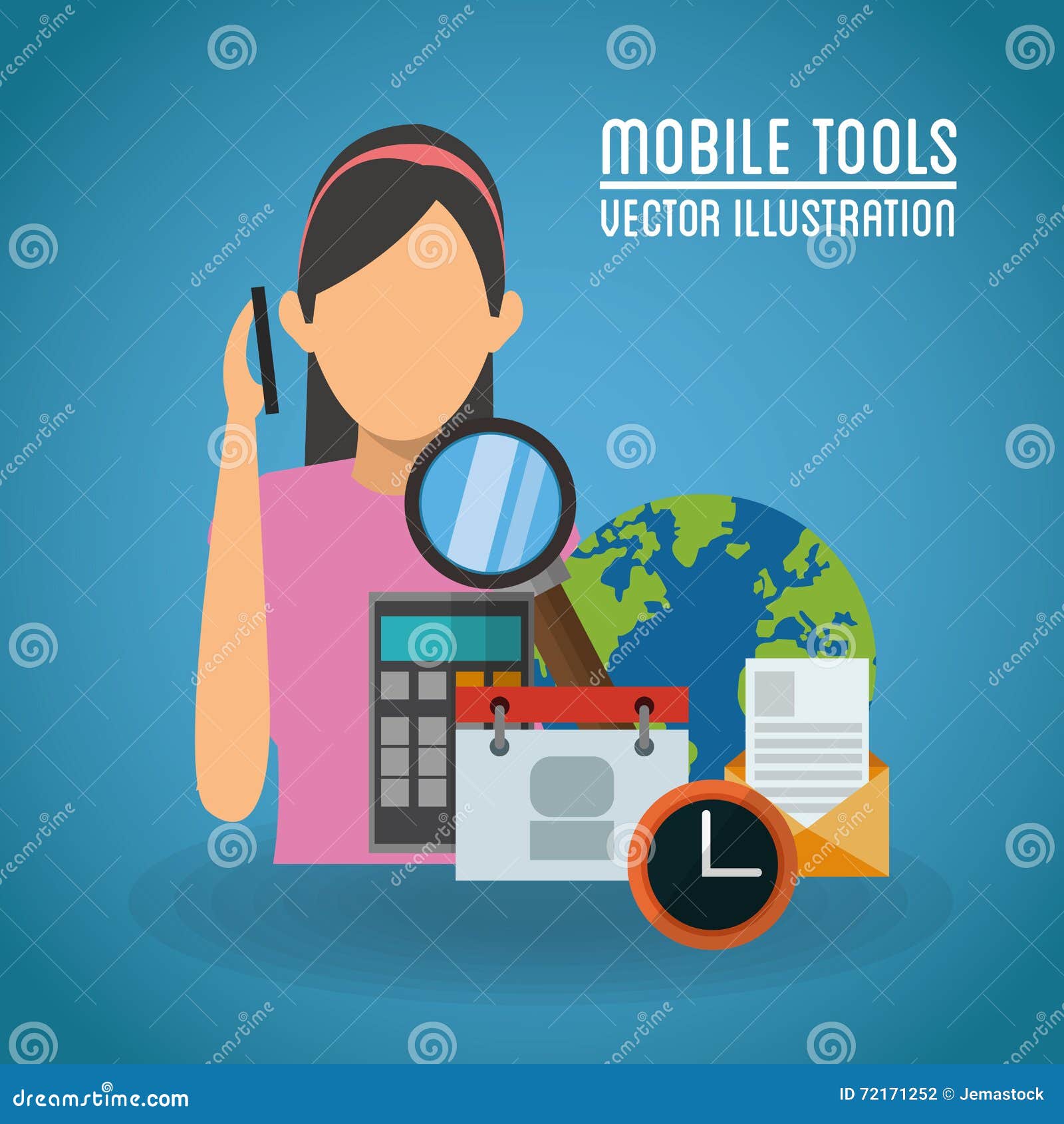 Mobile Tools Icon Set Design Stock Vector - Illustration of gadget ...