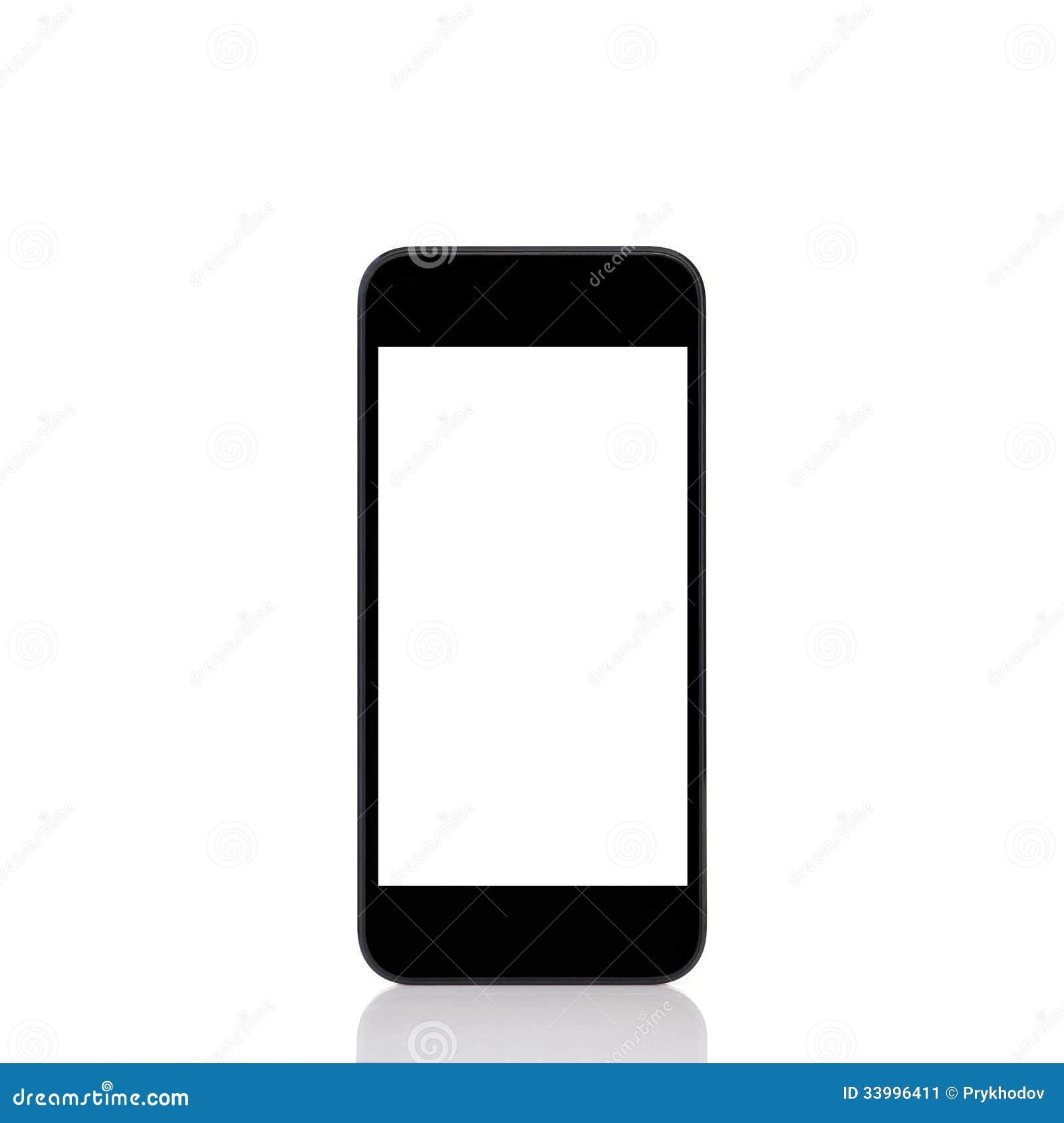 Mobile Touch Phone with Isolated Screen Stock Image - Image of idea ...