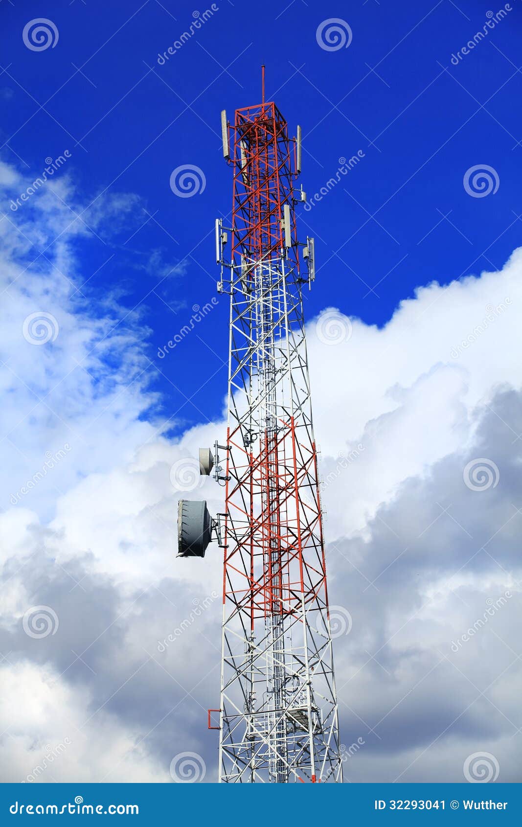 Mobile tower stock image. Image of telecom, technology - 32293041